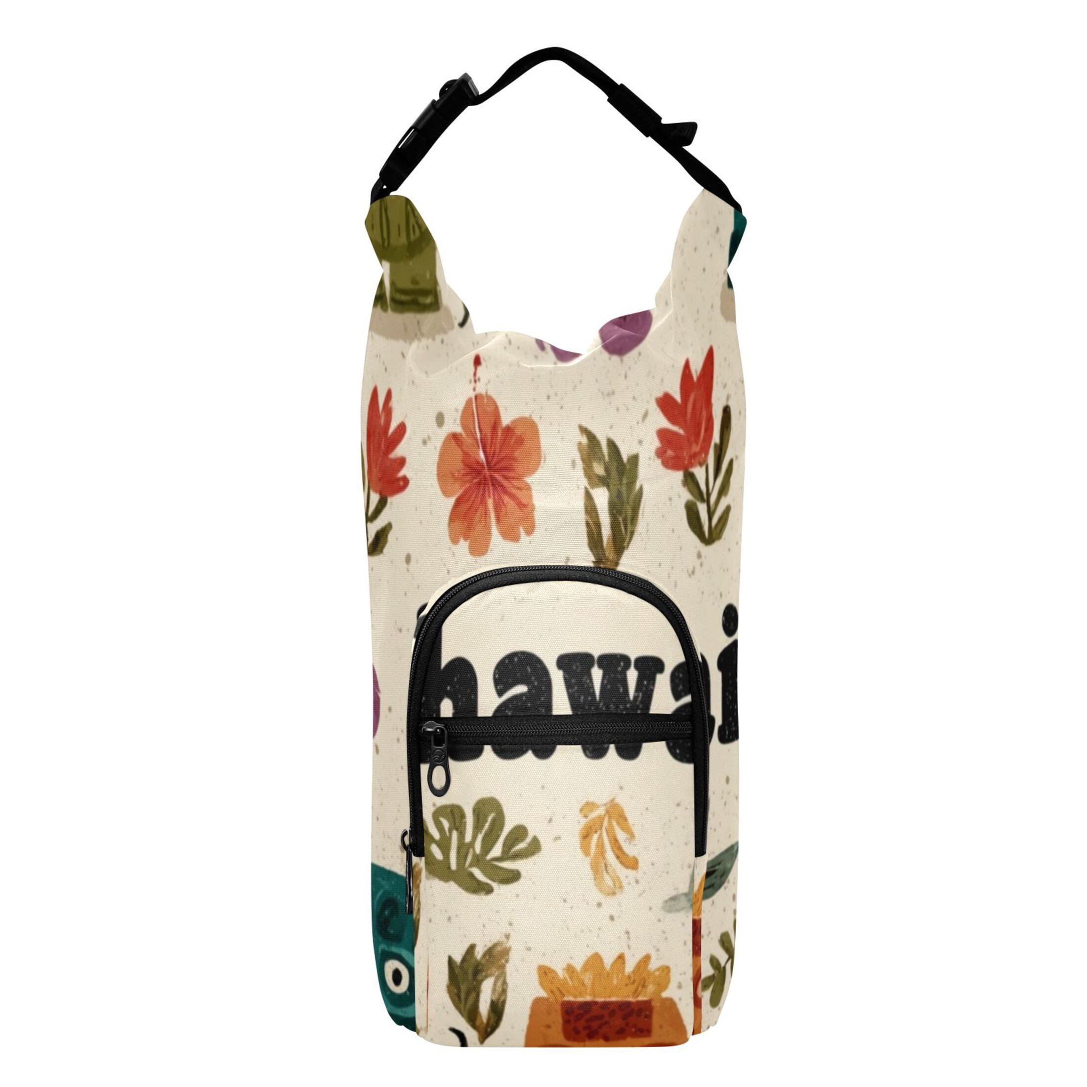 Iauyy Adjustable Strap Water Bottle Carrier Holder Pouch Bag for ...