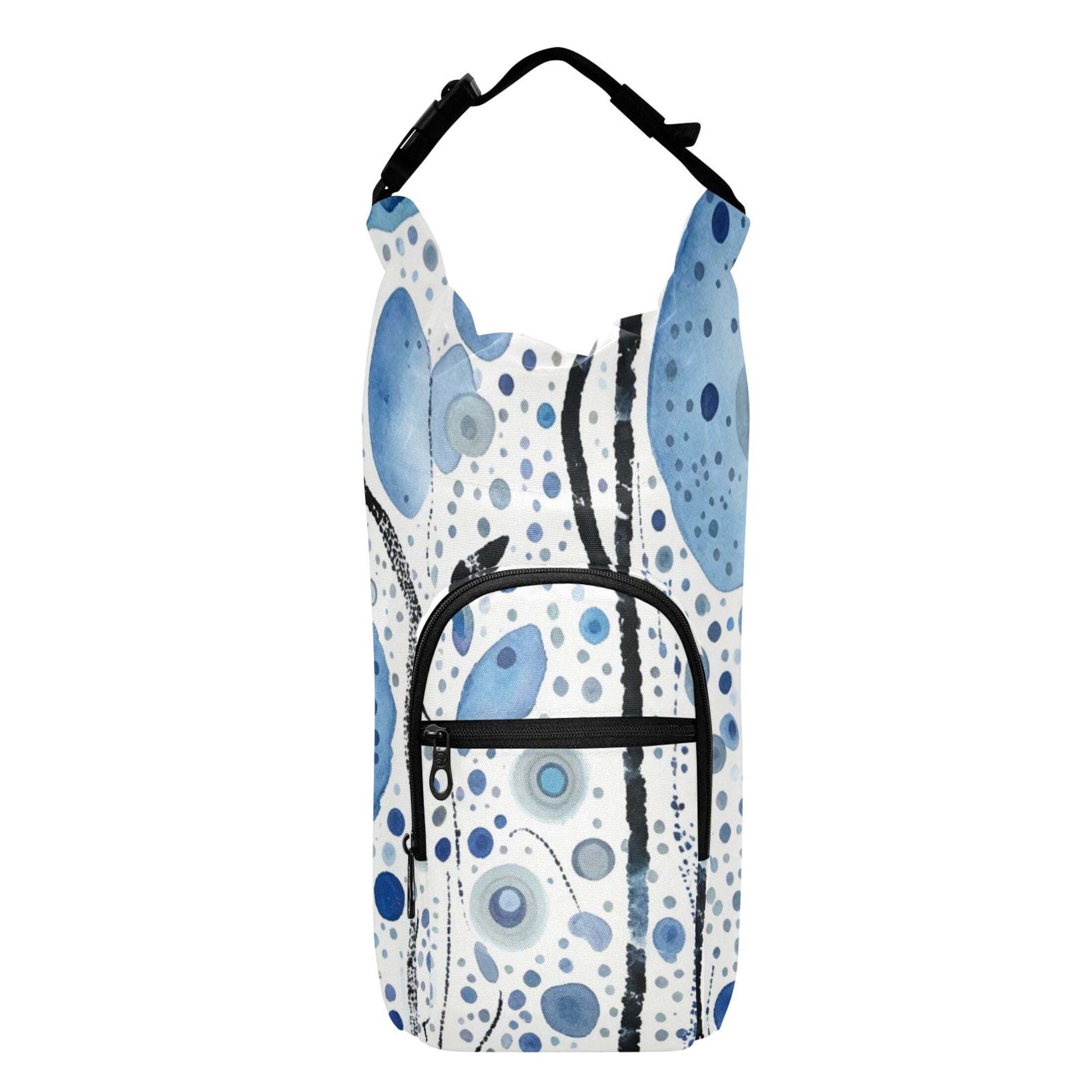 Iauyy Adjustable Strap Water Bottle Carrier Holder Pouch Bag for ...