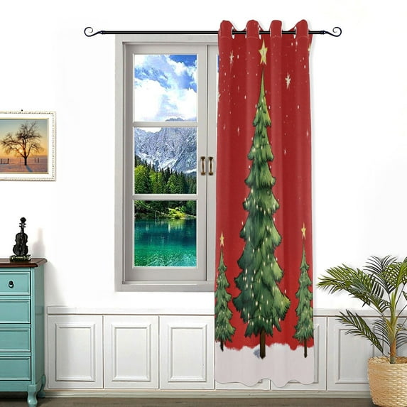 Iauyy Blackout Curtains for Living Room, 80% Blackout Grommet Top ...