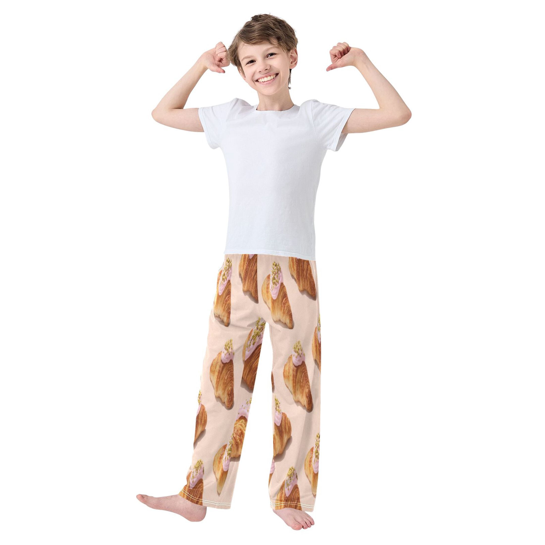 Iauyy Boys Pajama Pants for Boys-Cotton-Like Modal PJ Bottoms for Kids ...
