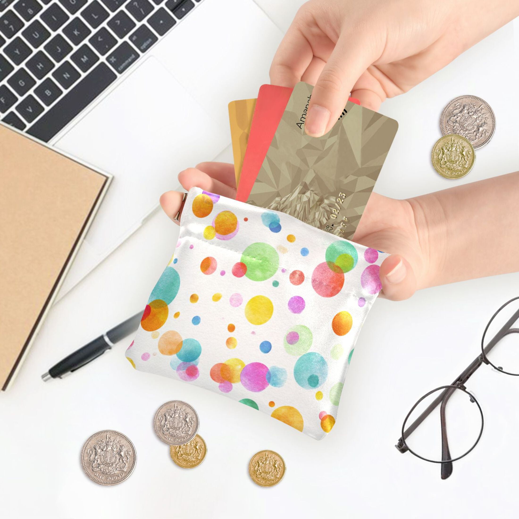 Iauyy Cute Wallet -Ejector Clip Design Inner Suede Material for Other ...