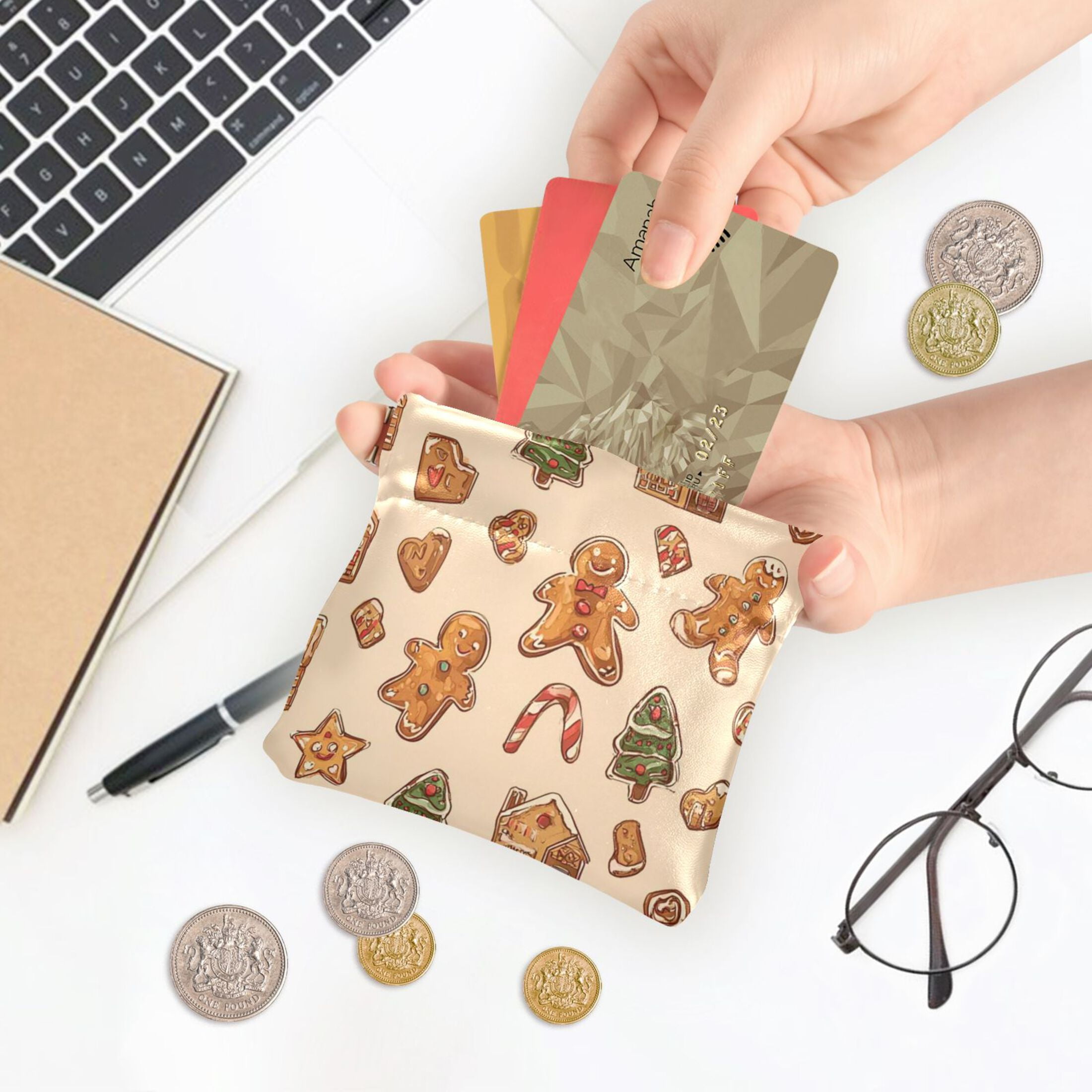 Iauyy Cute Wallet -Ejector Clip Design Inner Suede Material for Other ...