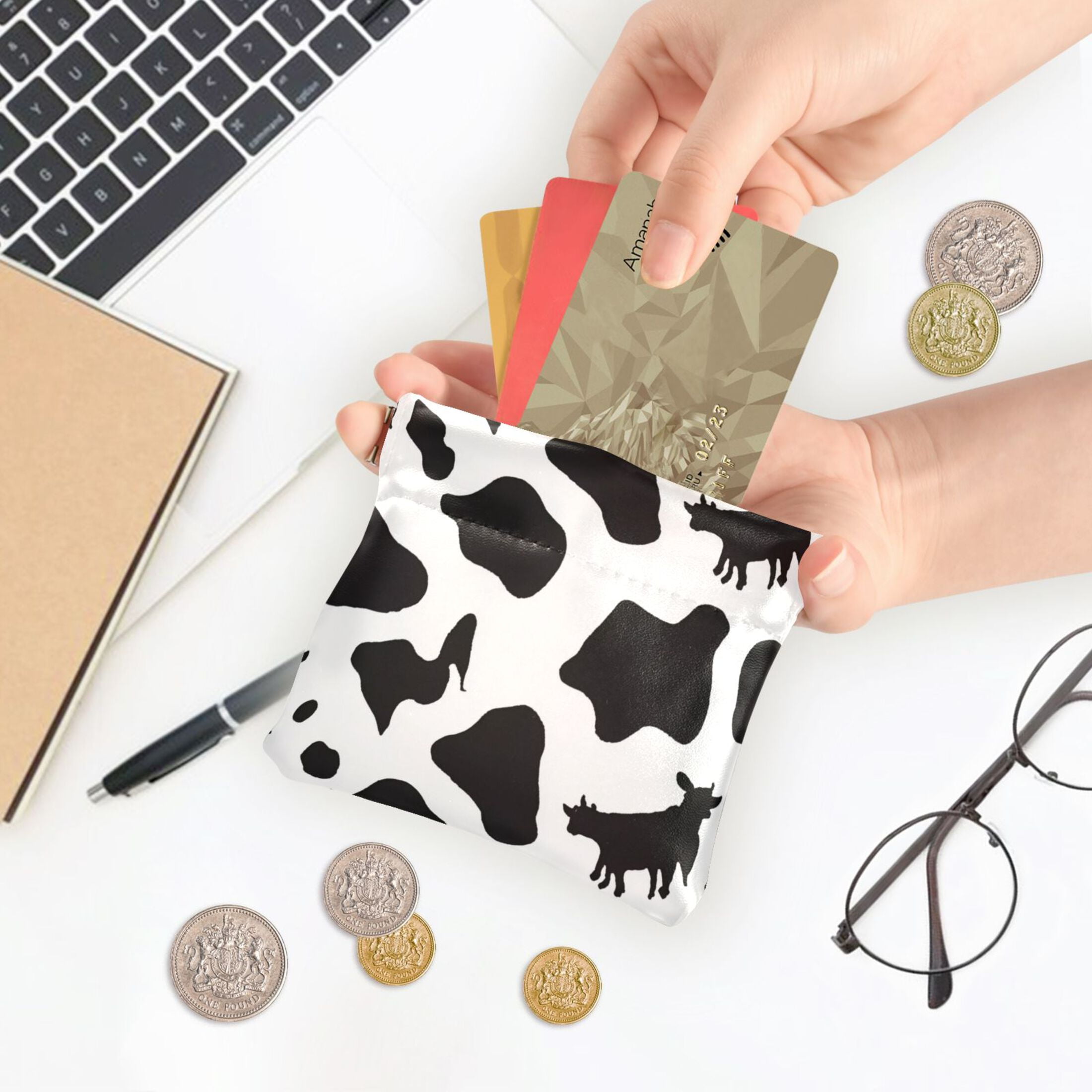 Iauyy Cute Wallet -Ejector Clip Design Inner Suede Material for Other ...