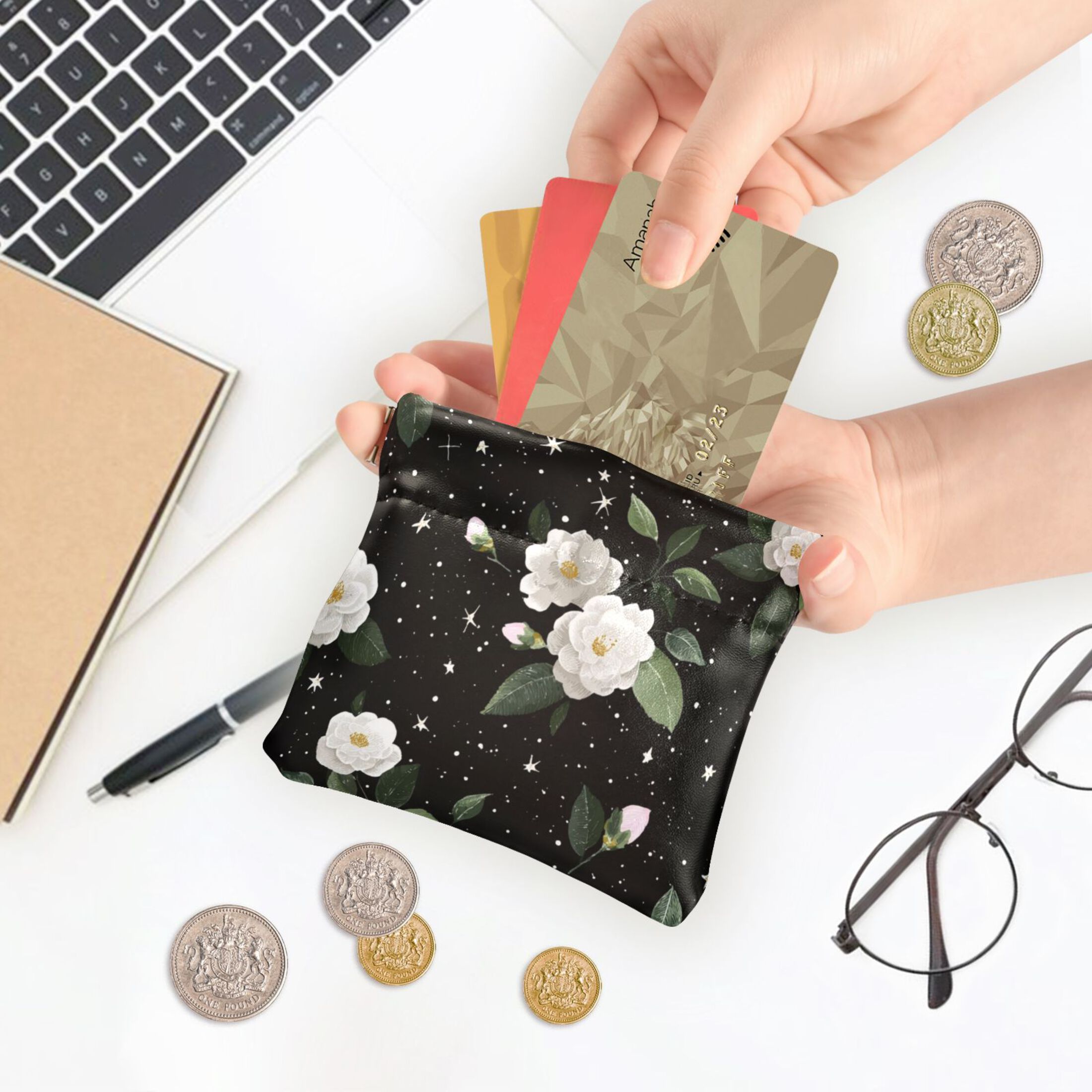 Iauyy Cute Wallet -Ejector Clip Design Inner Suede Material for Other ...