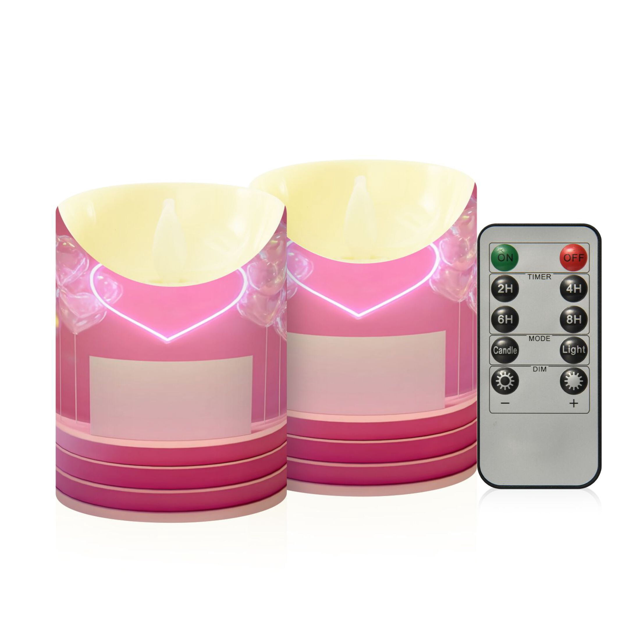 Iauyy Flameless Candles Battery Operated LED Pillar Candles with Remote ...