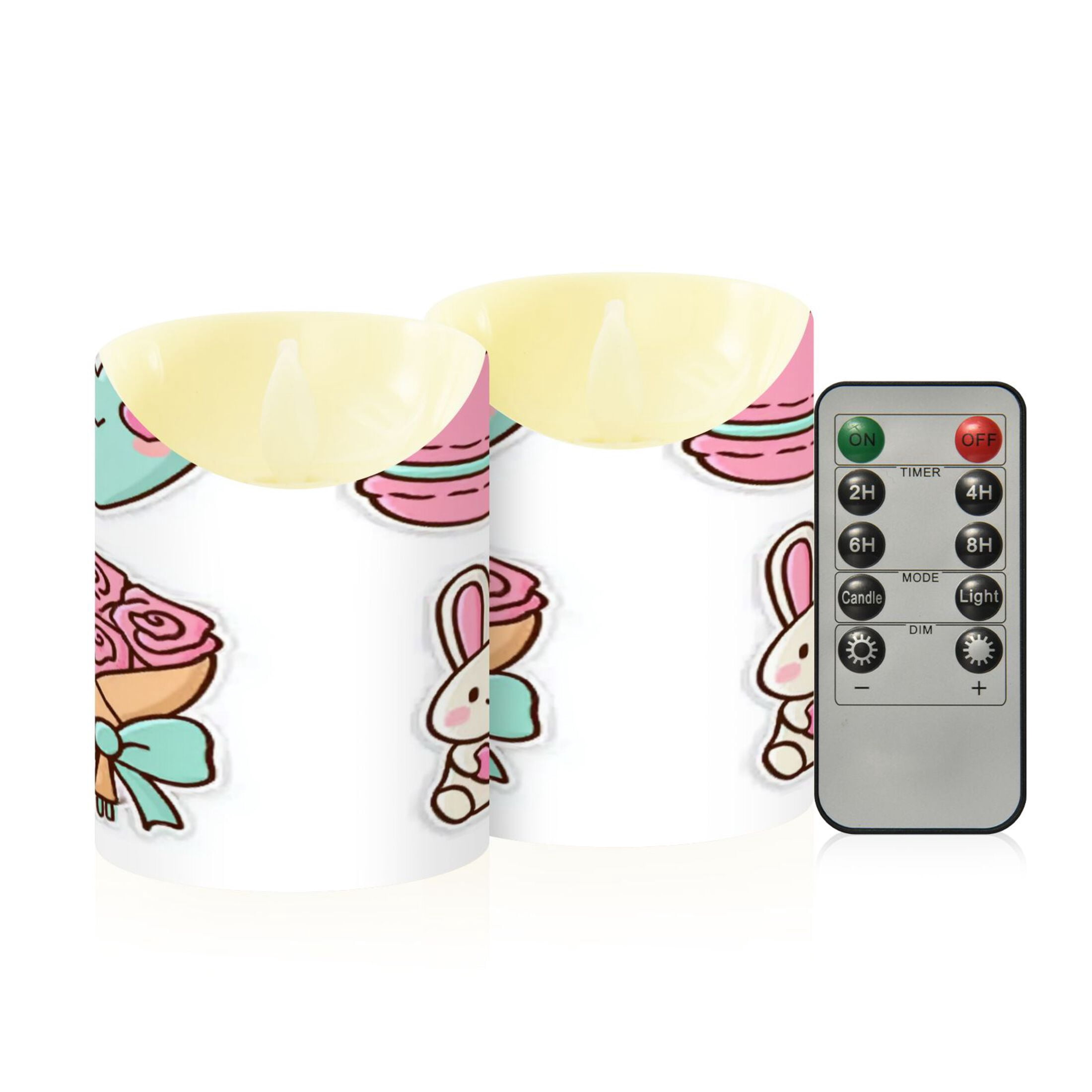 Iauyy Flameless Candles Battery Operated LED Pillar Candles with Remote ...