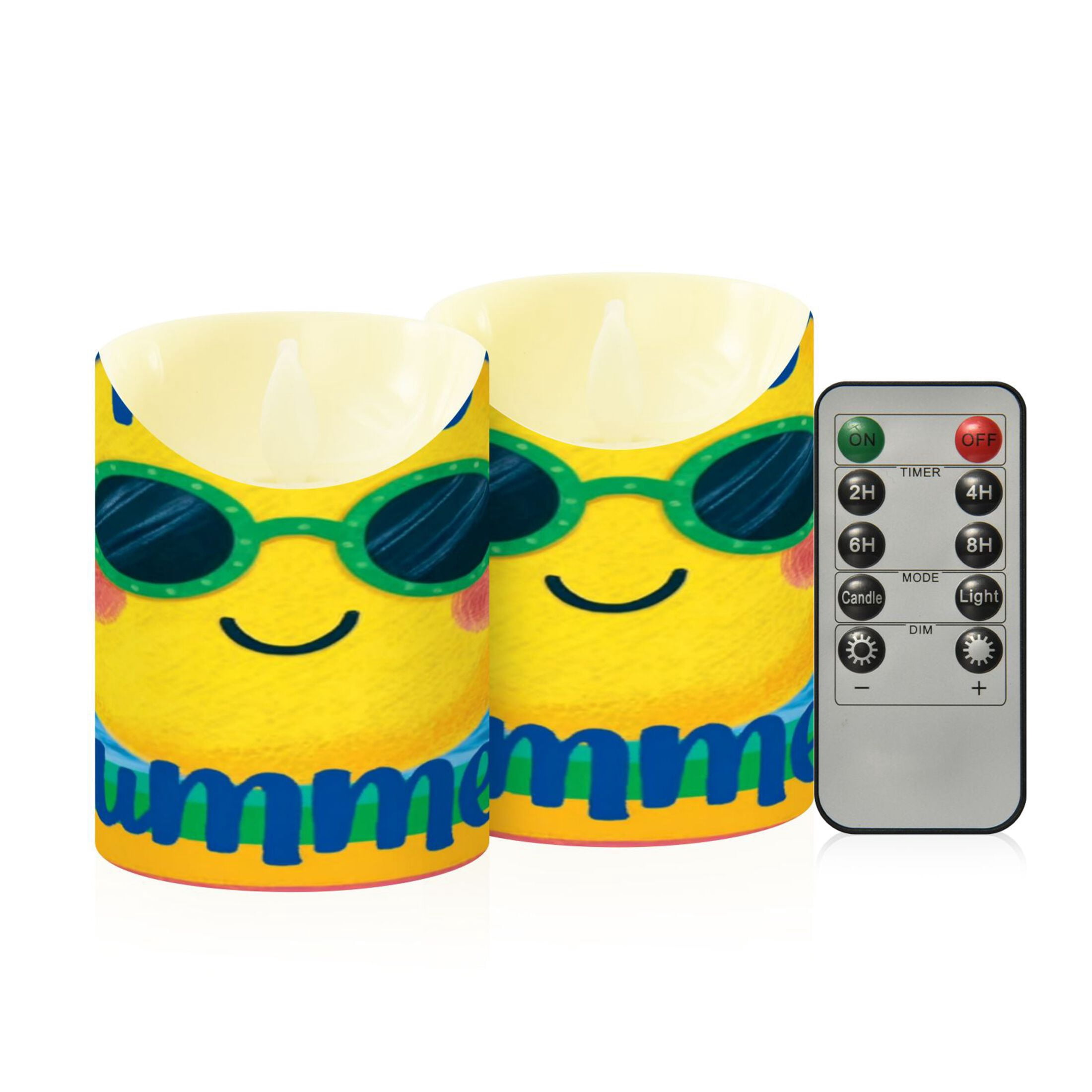 Iauyy Flameless Candles Battery Operated LED Pillar Candles with Remote ...