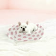 Iauyy Pet Couch Donut Cat Bed for Indoor Cats/Small Dogs Washable ...