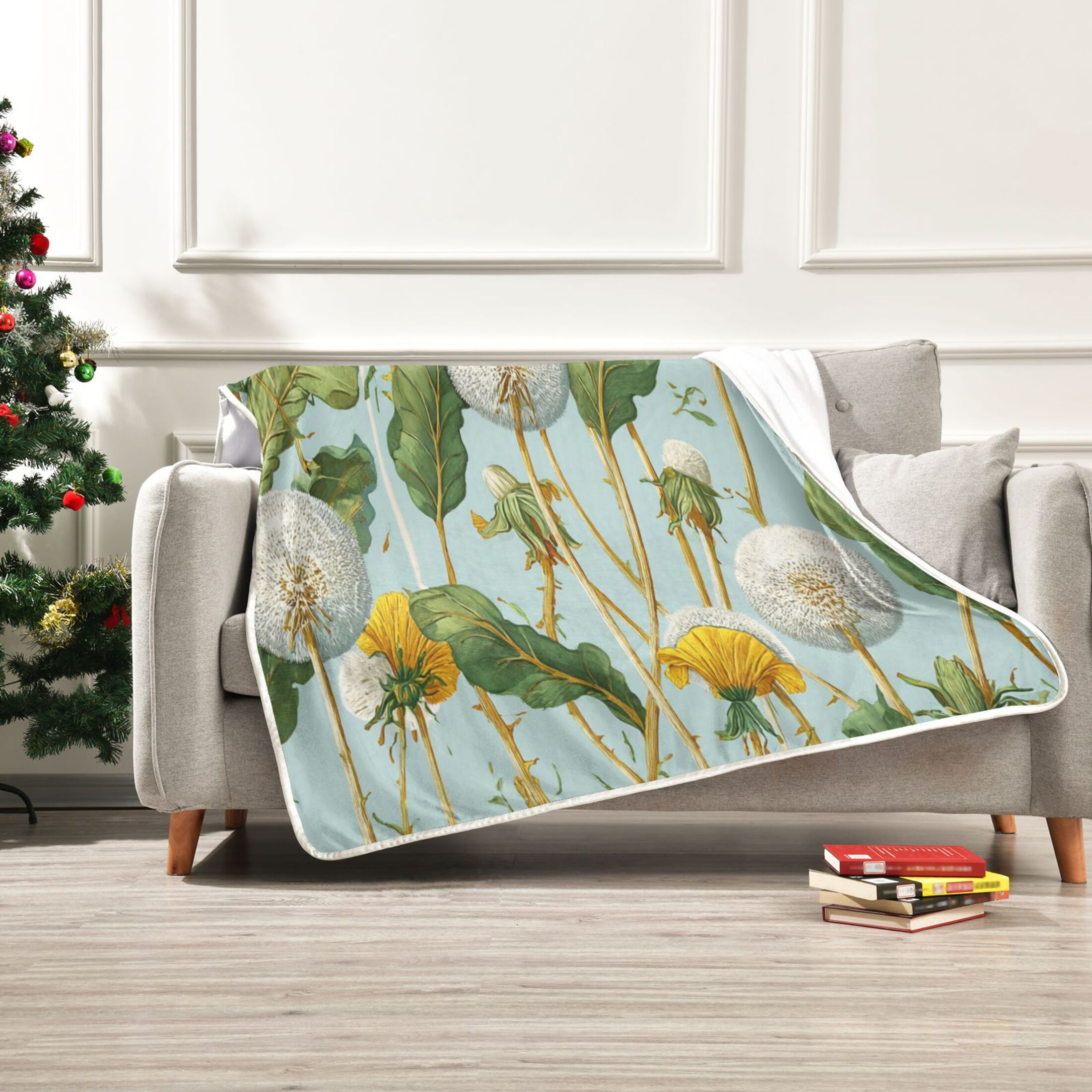 Iauyy Retro-style Dandelions Blanket ,Arctic Wool Throw Blankets All ...