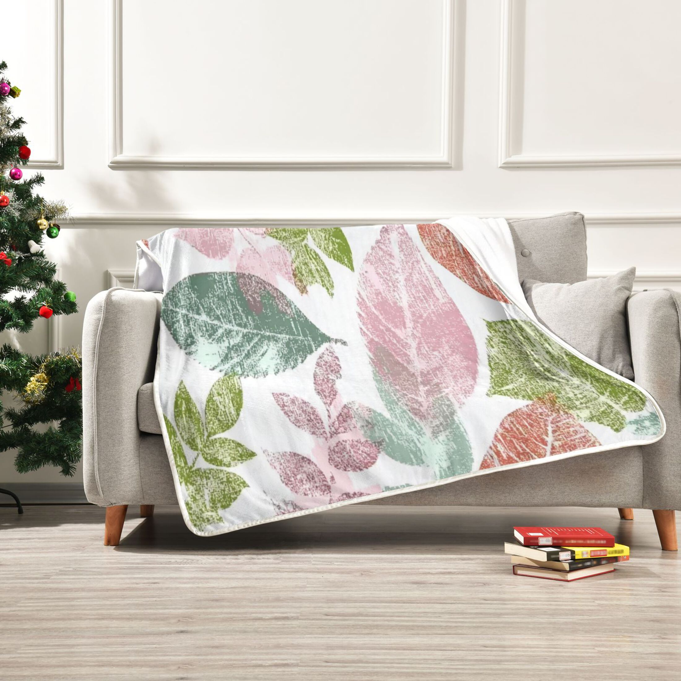 Iauyy The Green Layers Blanket ,Arctic Wool Throw Blankets All Season ...