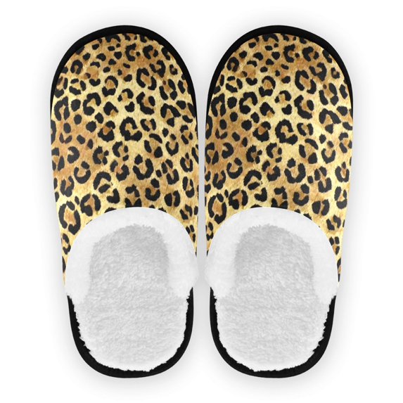 Iauyy Women's Men's Slippers, Non-Slip Travel Unisex Cotton Flannel ...