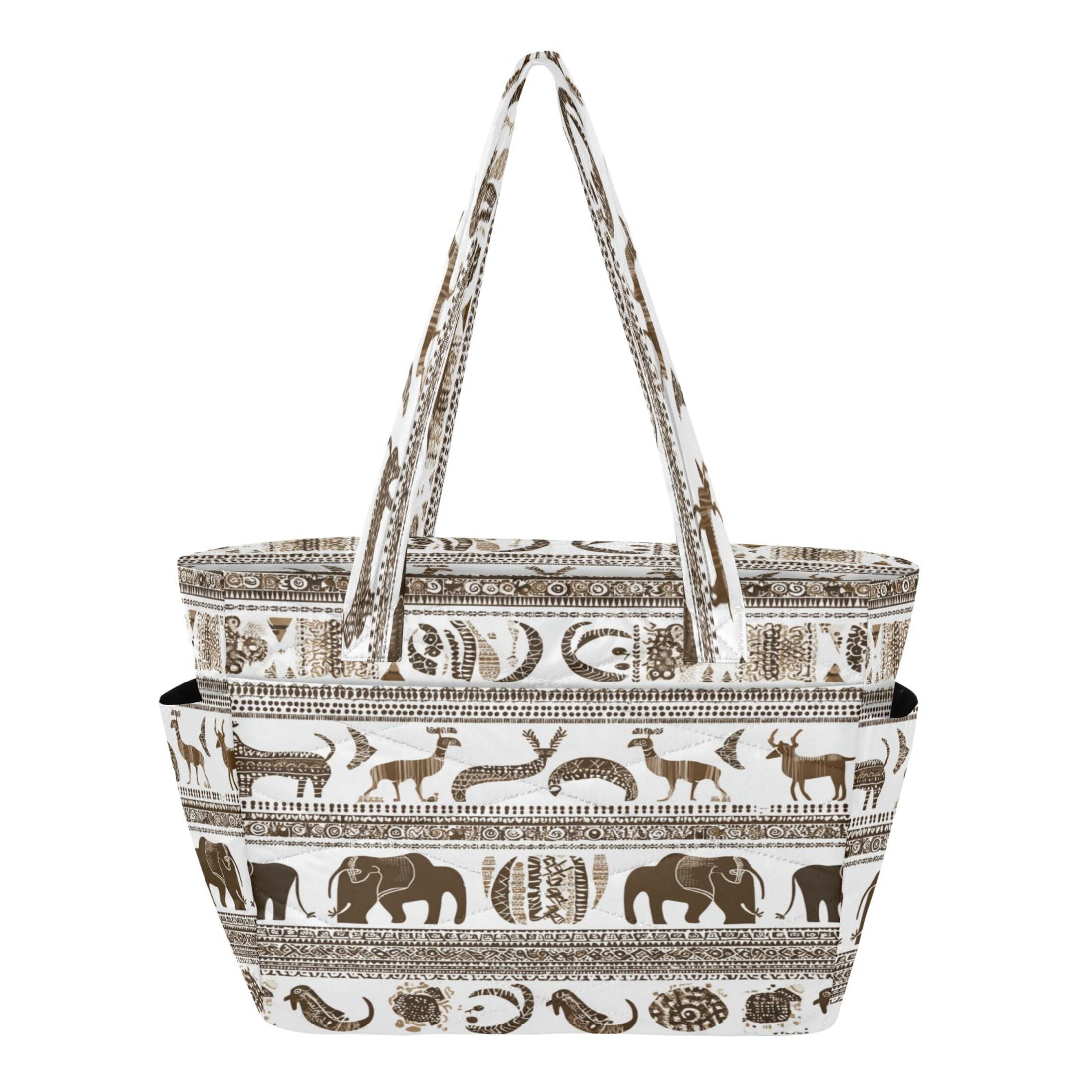 Iauyy Women's Tote Handbags，Multi-pocket Casual Shoulder Style for Work ...