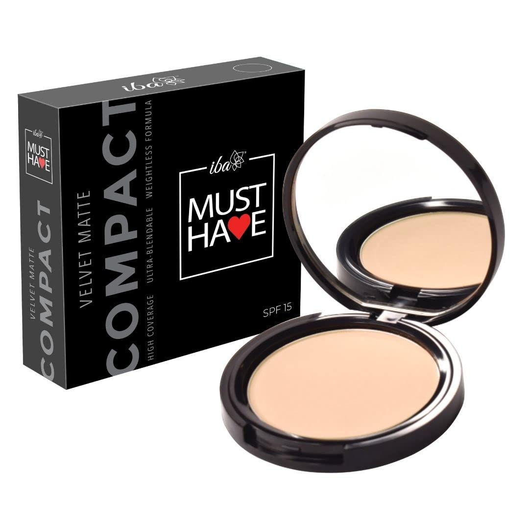 Iba Must Have Velvet Matte Pressed Compact Powder-Cool Vanilla, 9G High ...