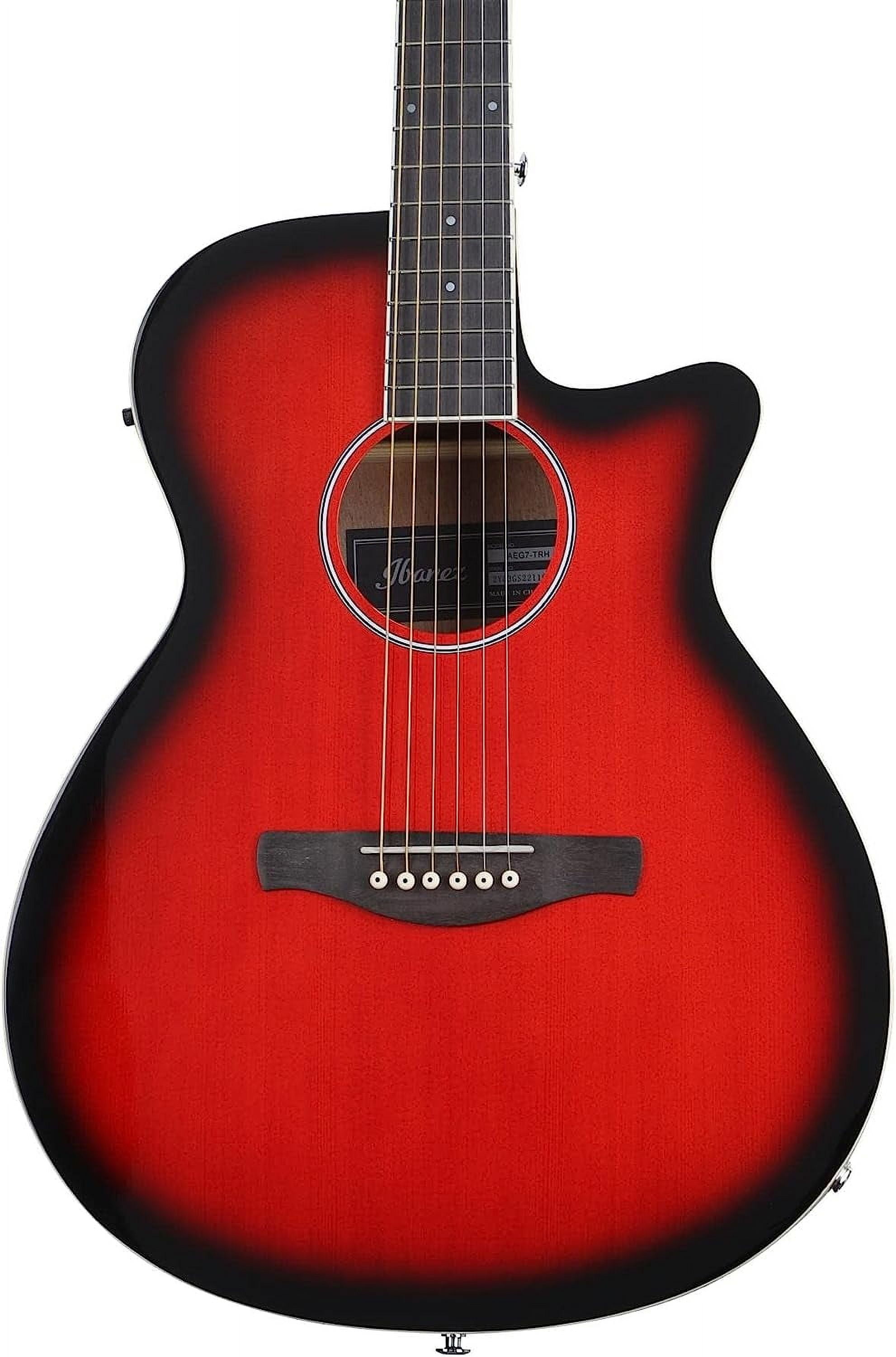 Ibanez AEG7TRH Acoustic-electric Guitar - Transparent Red Sunburst ...