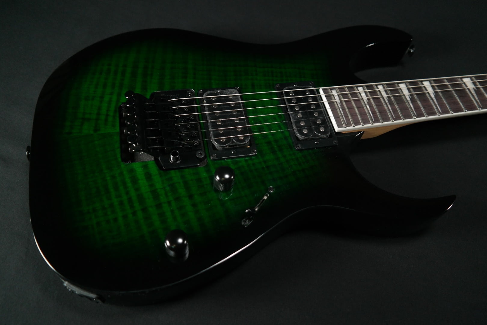 Ibanez GIO RG 6str Electric Guitar - Transparent Emerald Burst - 550 ...