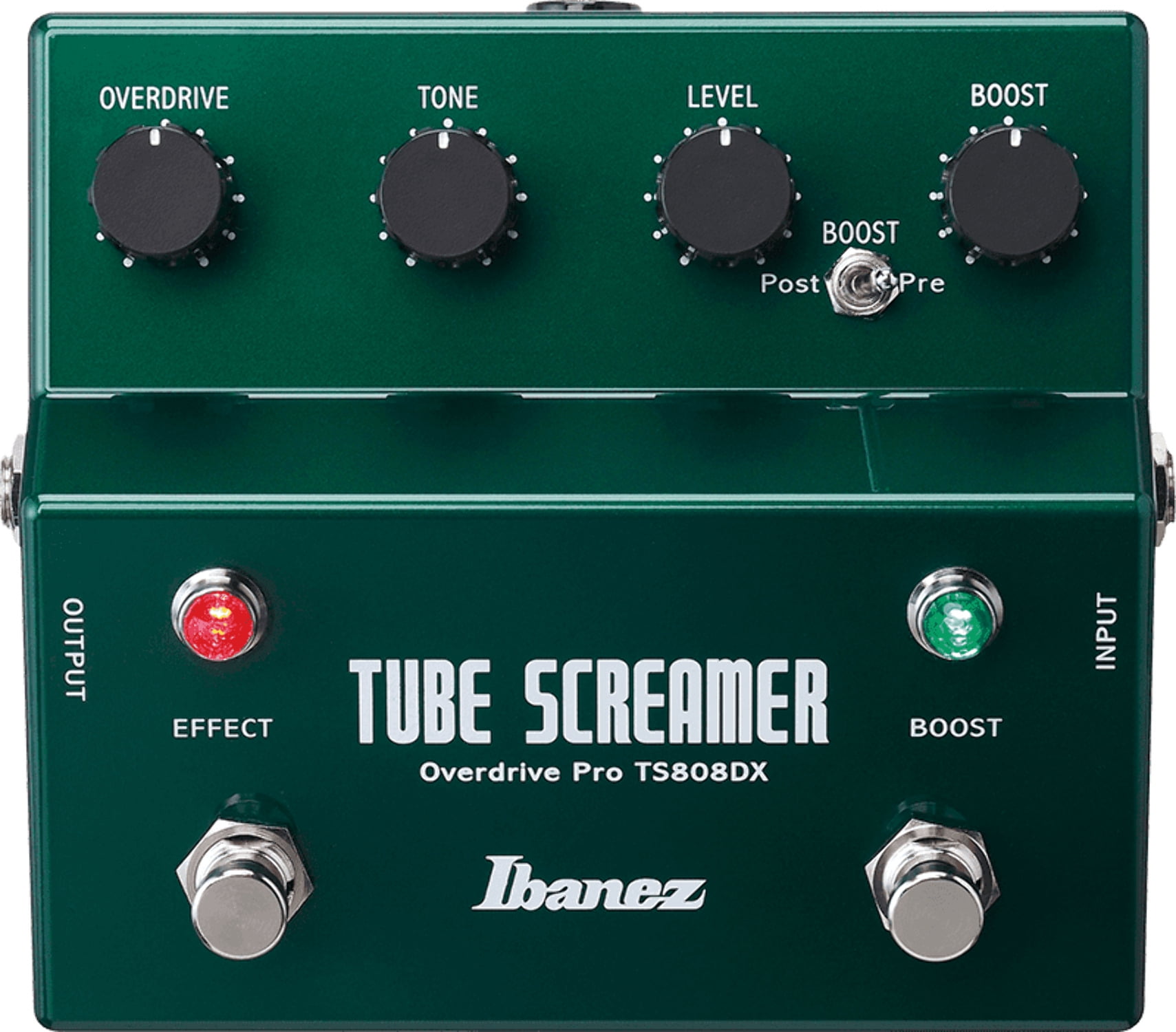 Ibanez Pedal Effect TS808DX Tube Screamer with boost (FBA-TS808DX) - Walmart.com
