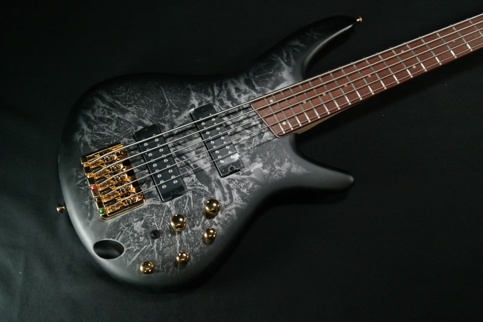 Ibanez SR305EDXBZM Electric Bass Guitar Black Ice Frozen Matte 883 ...