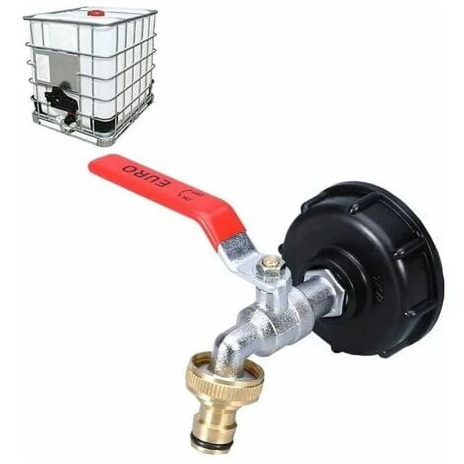 Ibc Tank Tap 1000L Rainwater Collection Tap, Ibc Tank Adapter 1/2 ...