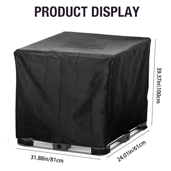 Ibc Tote Cover And Rain Barrel Cover, 210D Protective Hood For Tank ...