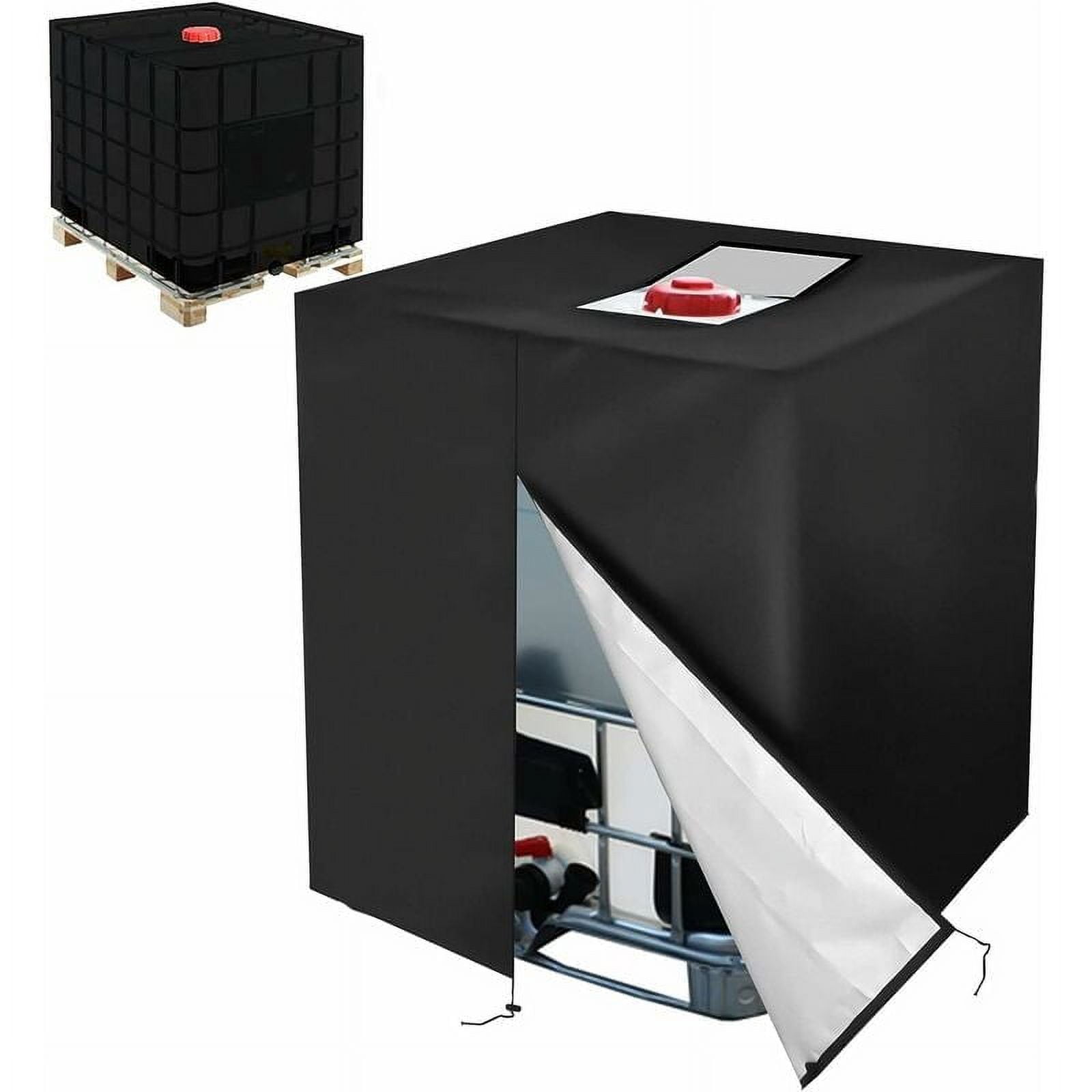 IBC Water Tank Cover 600L Rainwater Tank Container Cover with Zipper ...