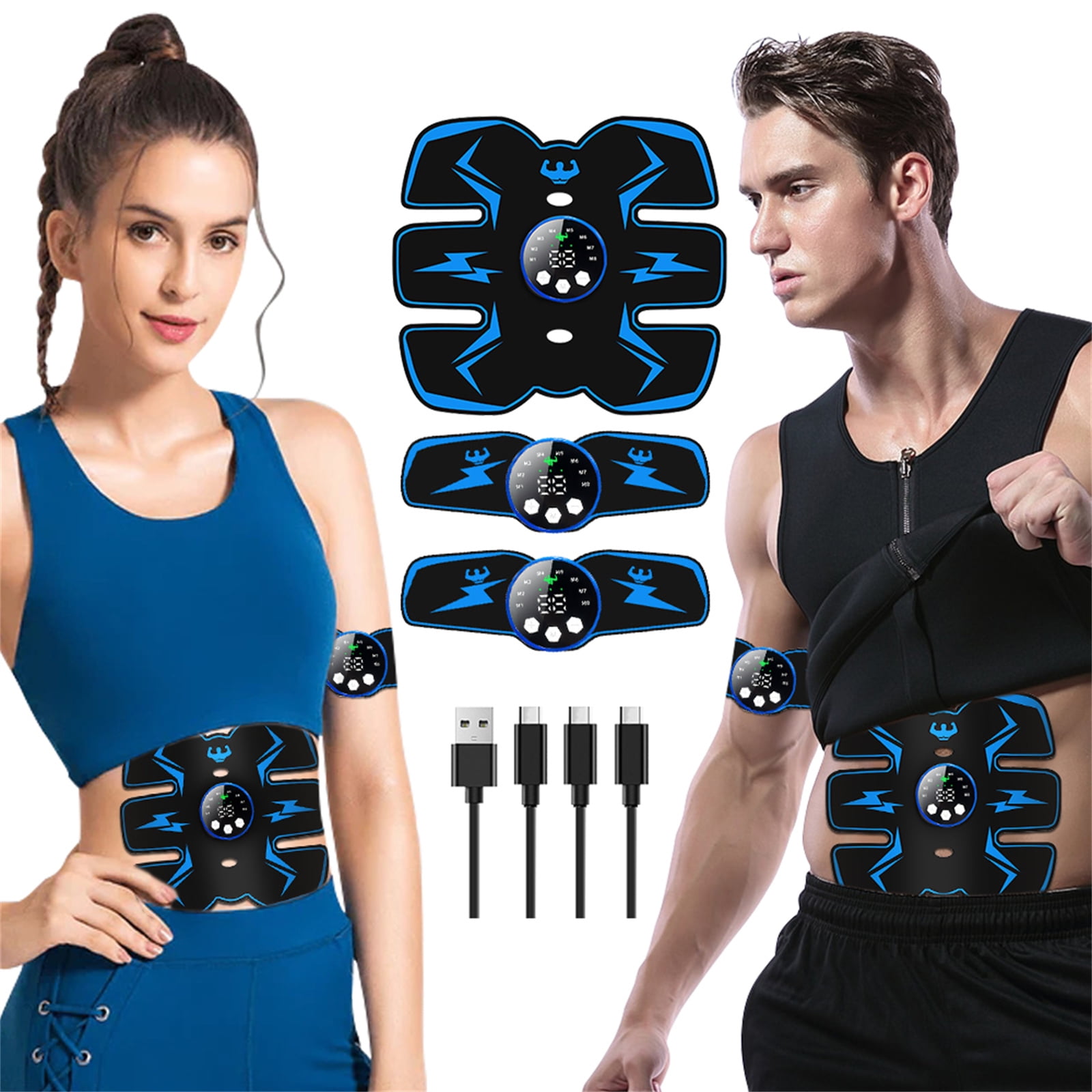 Ibear Abdominal Exercise Massager, Train Abs, Arm/Leg/Abdominal Multi ...