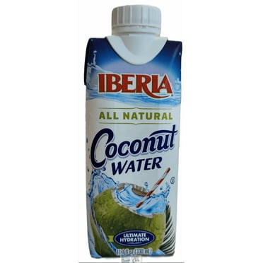 (4 pack) 100 Coconuts Pure Coconut Water, Liquid Hydration, 11 fl oz ...