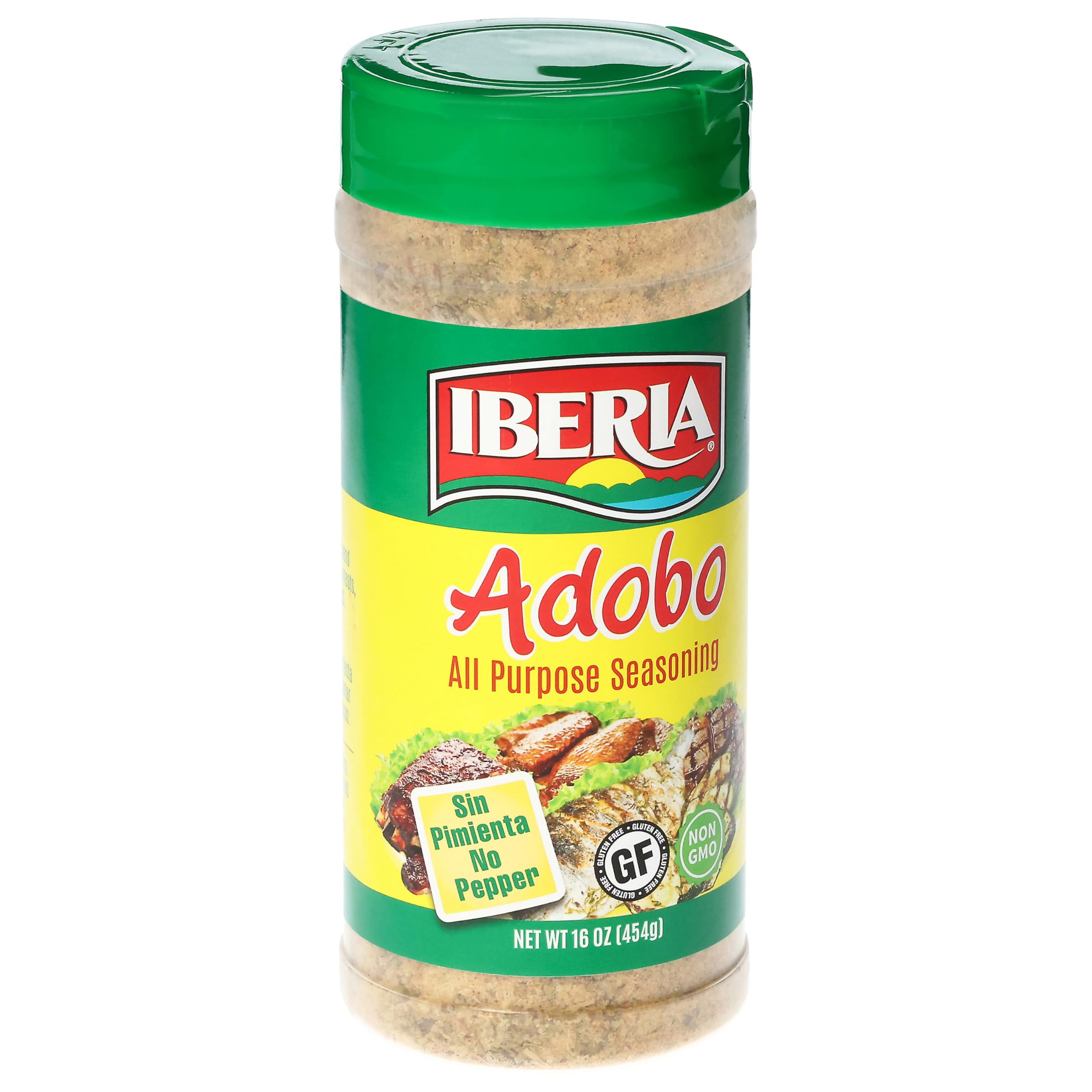 Iberia Adobo All Purpose Seasoning, Without AIS1 Pepper, 16 oz ...