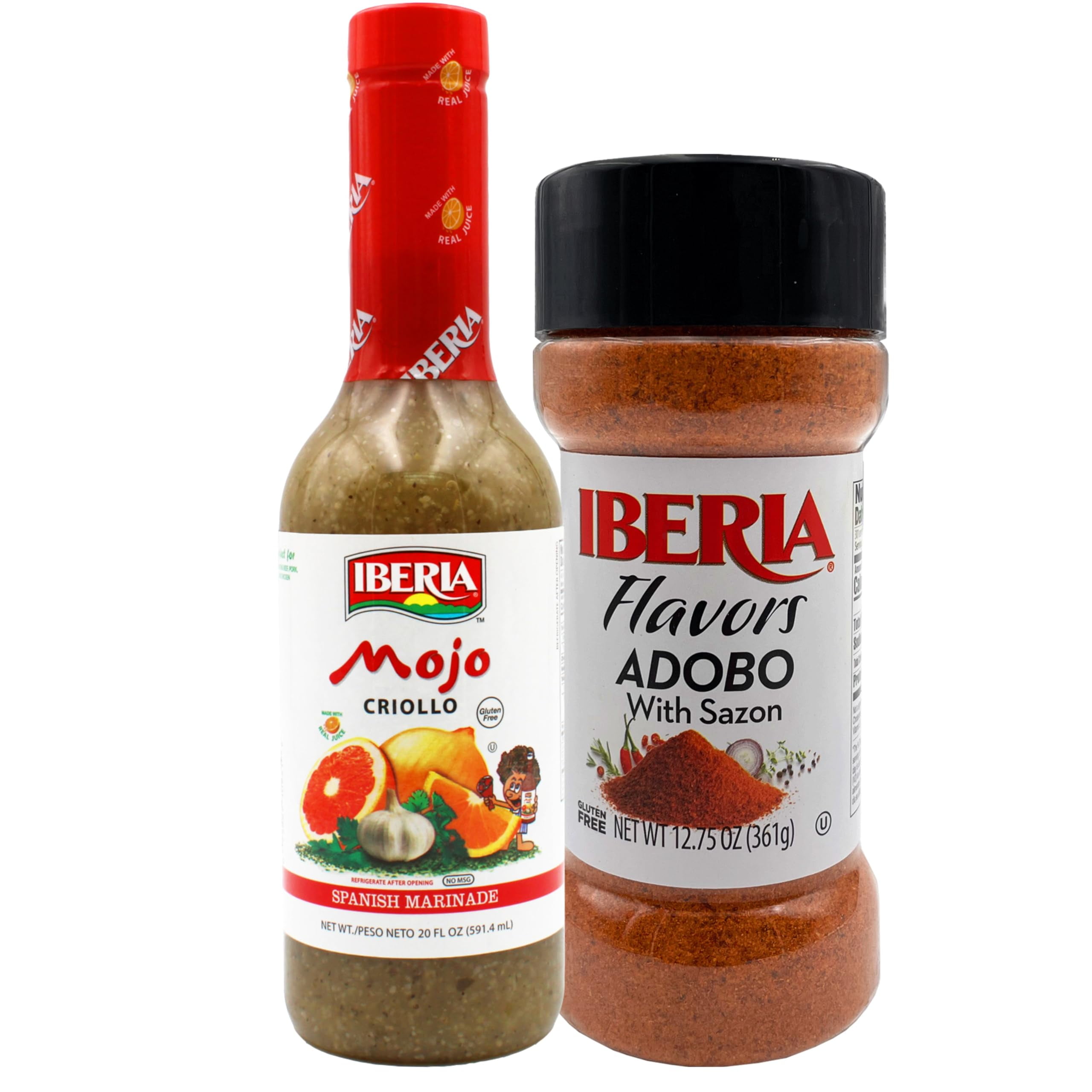 Iberia Adobo With Sazon, 12.75 Oz+ Iberia Mojo Criollo Spanish ...
