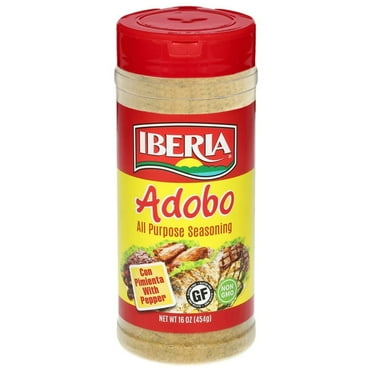 Iberia Adobo All Purpose Seasoning, Without AIS1 Pepper, 16 oz ...