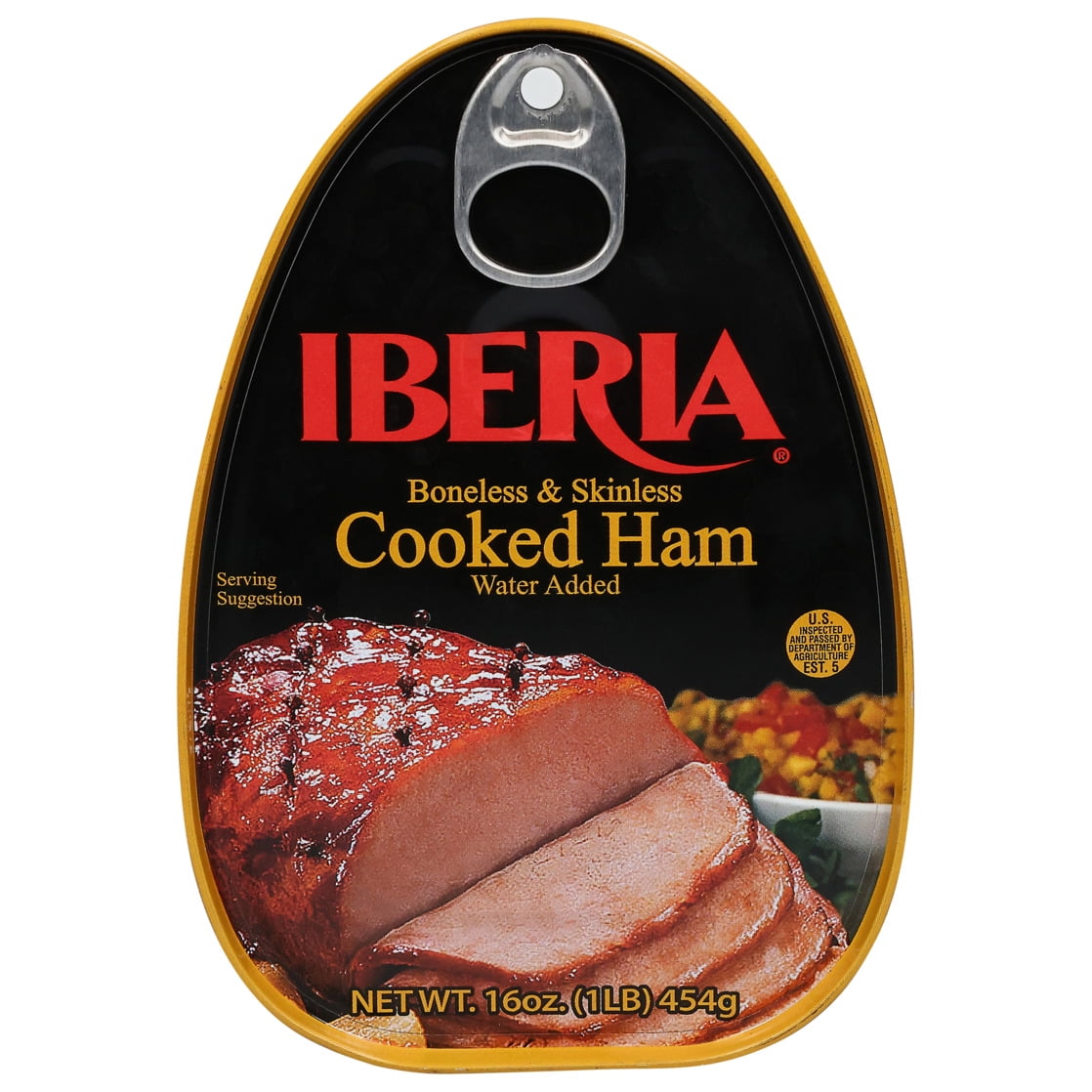 Iberia Boneless & Skinless Cooked Ham, 16 oz - Walmart.com