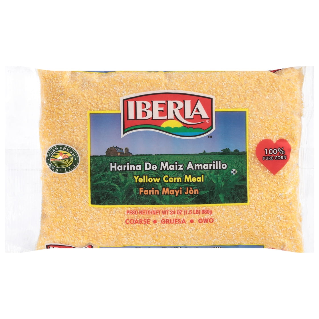 Iberia Coarse Yellow Corn Meal, 24 oz - Walmart.com