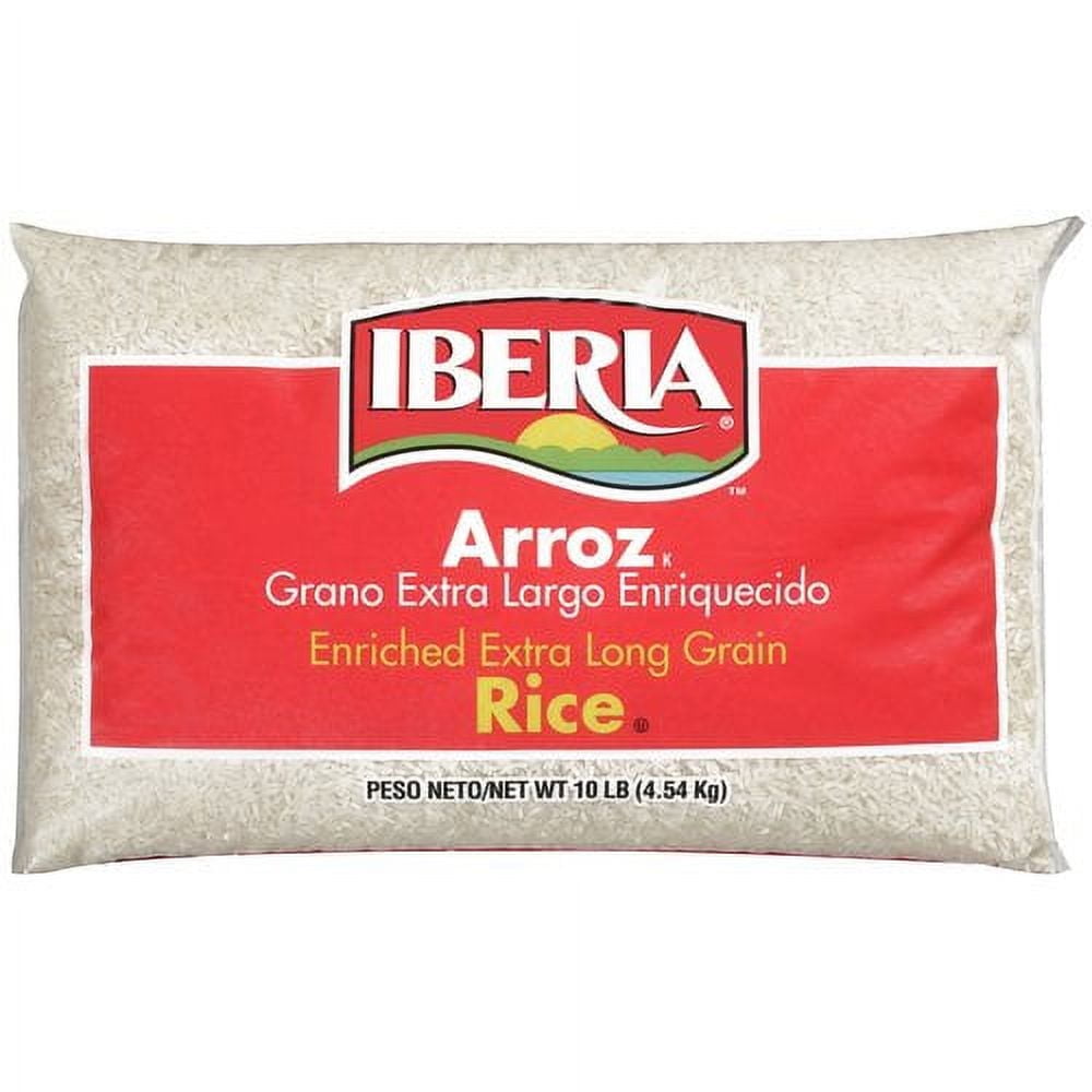 Iberia Enriched Extra Long Grain Rice, 10 lb - Walmart.com