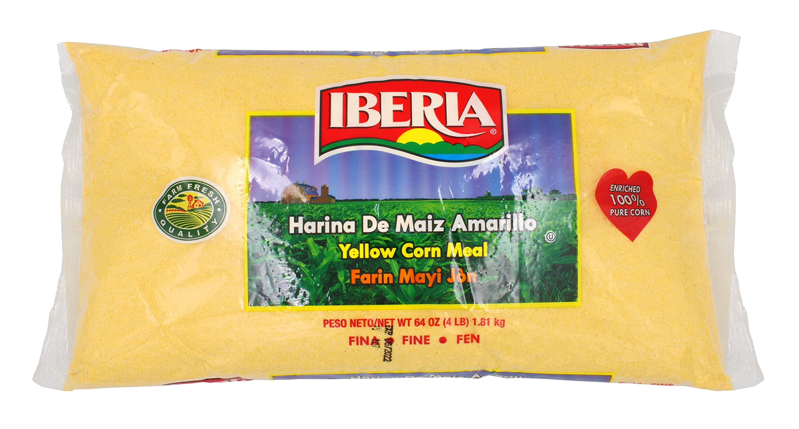 Iberia Fine Corn Meal KEF16 Pre Cooked 4lb - Walmart.com