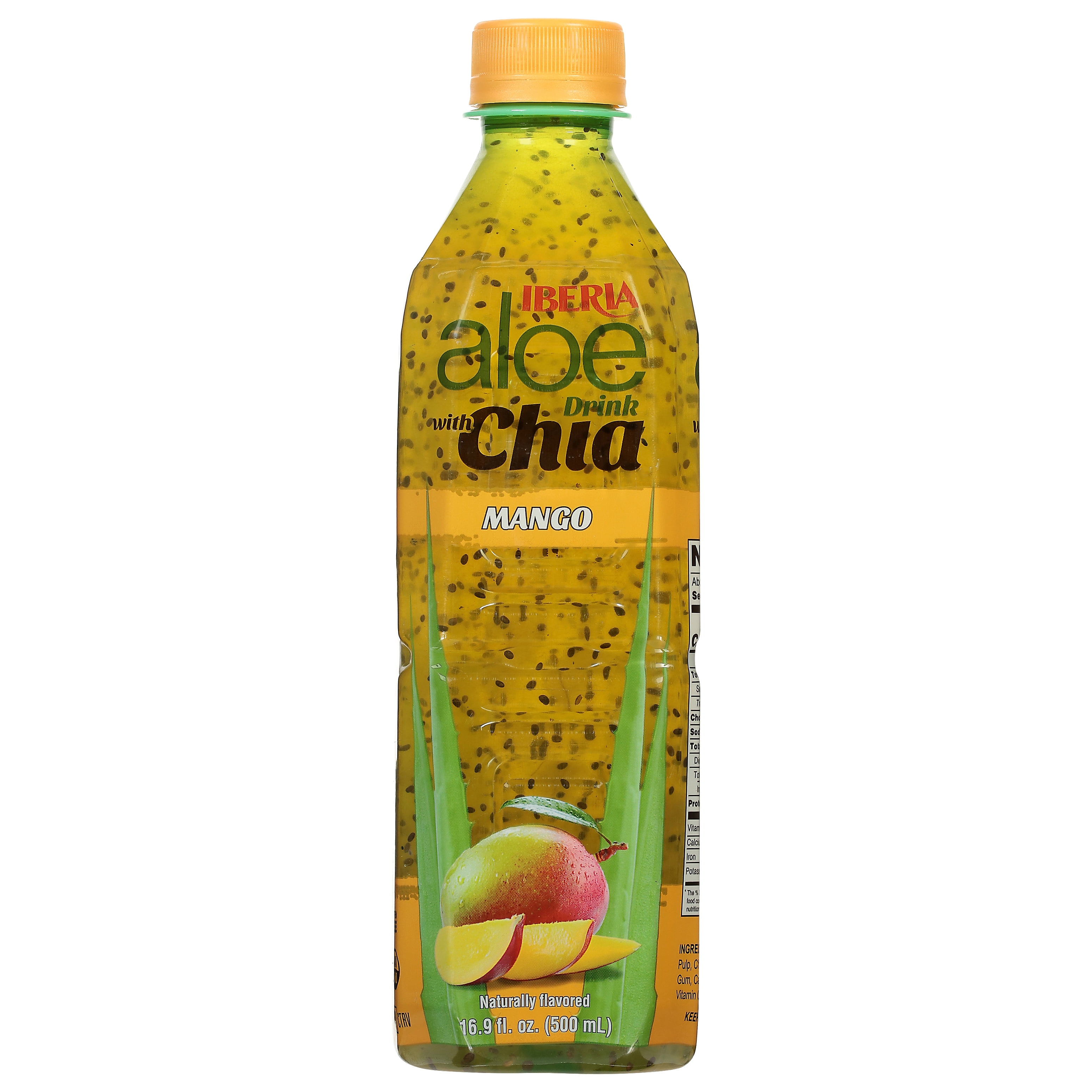 Iberia Mango Aloe Drink with Chia 16.9 fl oz - Walmart.com