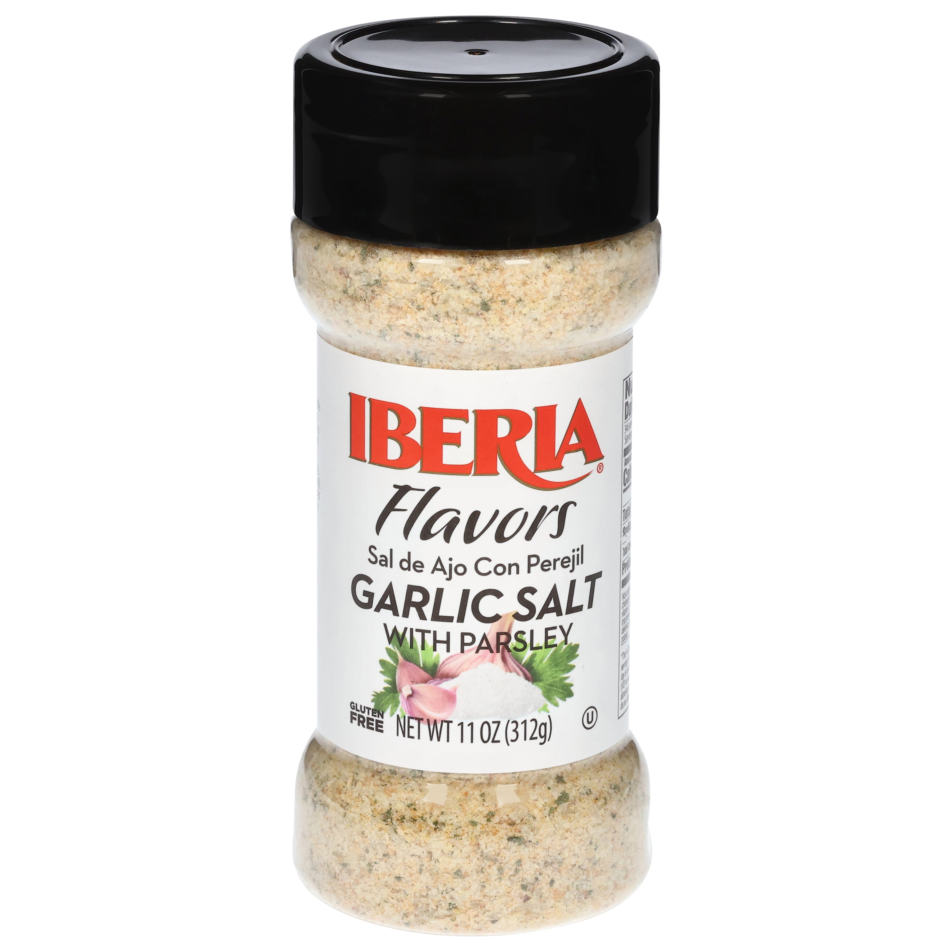 Iberia Flavors Garlic Salt with Parsley 11 oz - Walmart.com