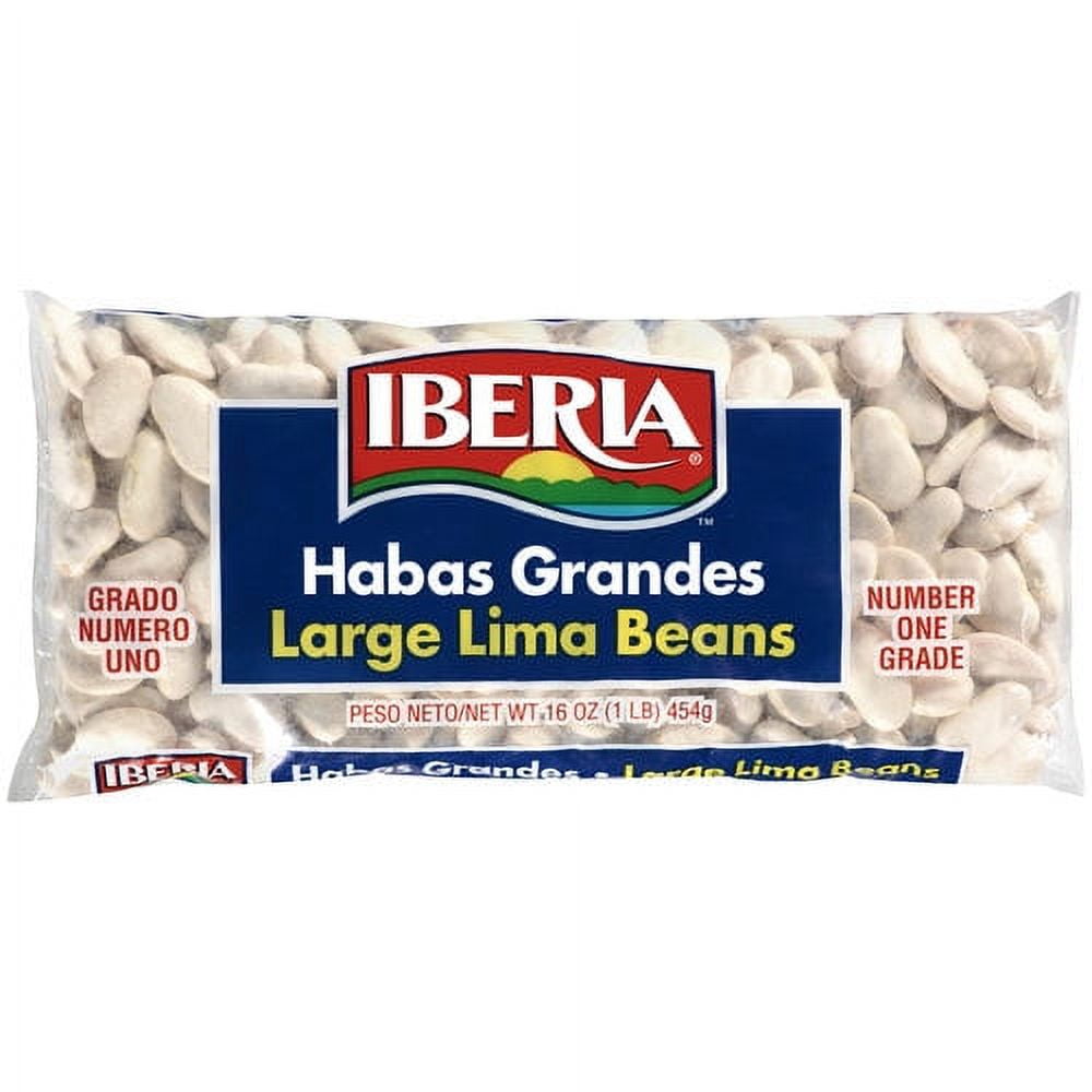 Iberia Large Lima Beans, 16 oz - Walmart.com