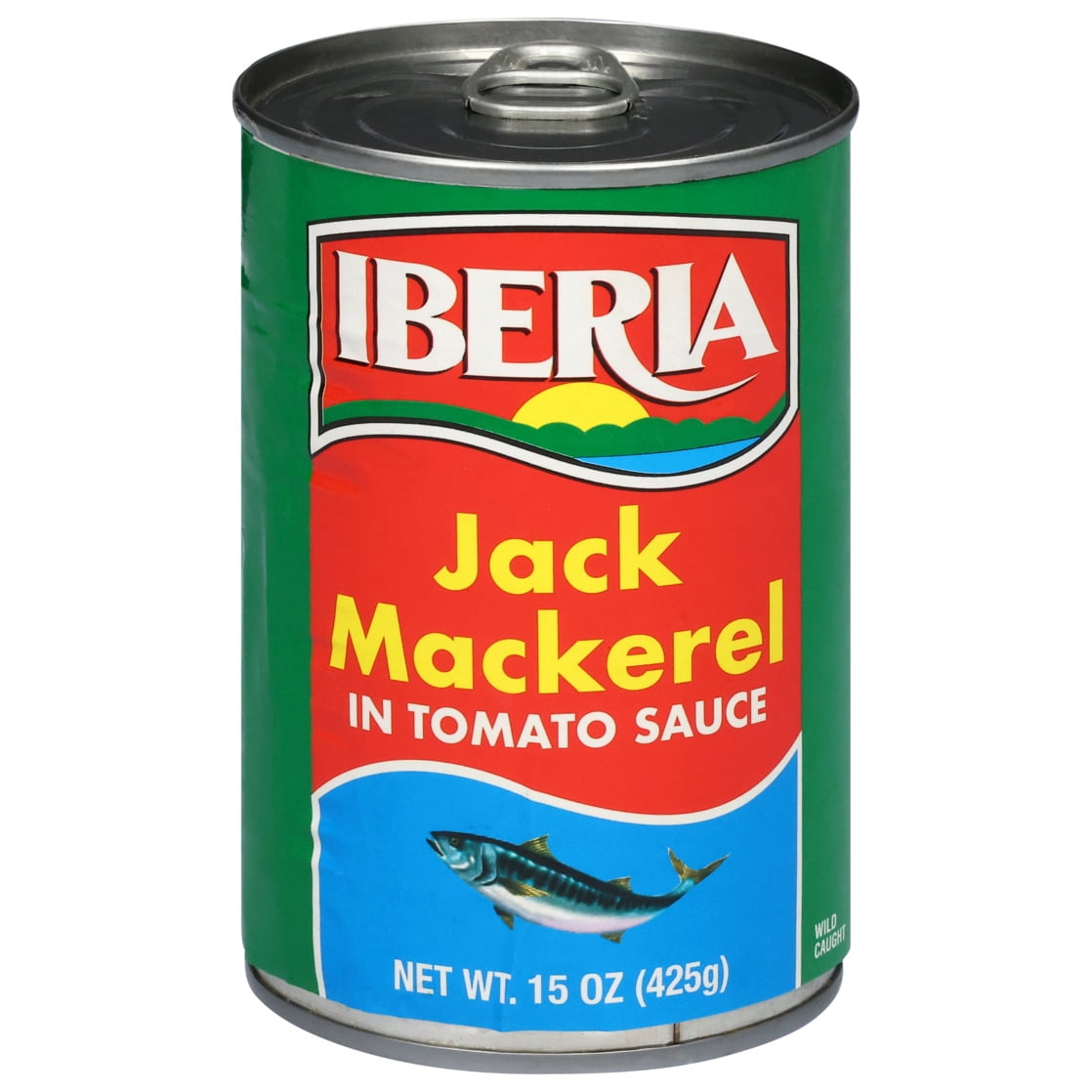 Iberia Jack Mackerel in Tomato Sauce 15 oz Canned Seafood High in ...