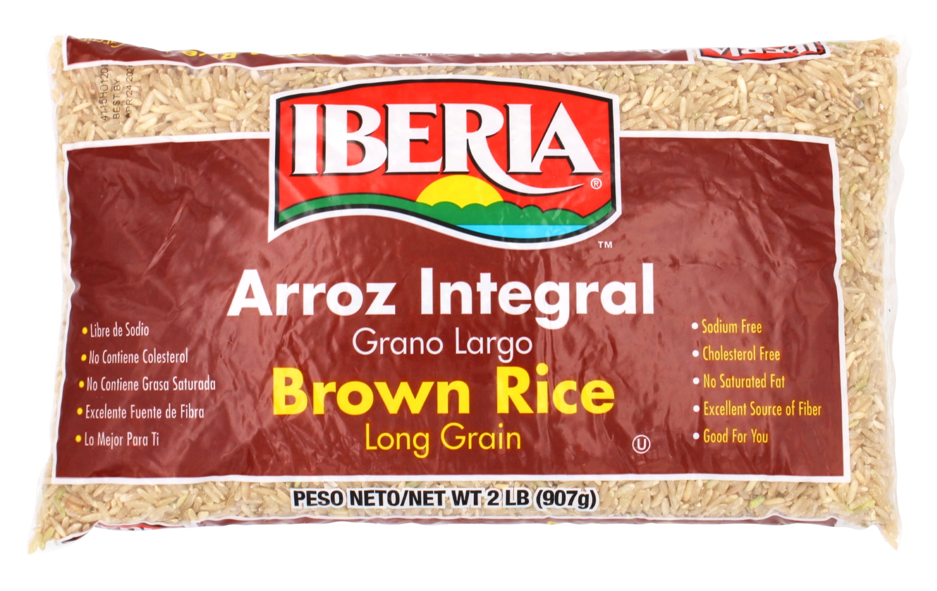 Iberia Long Grain Brown Rice, 2 lb - Walmart.com