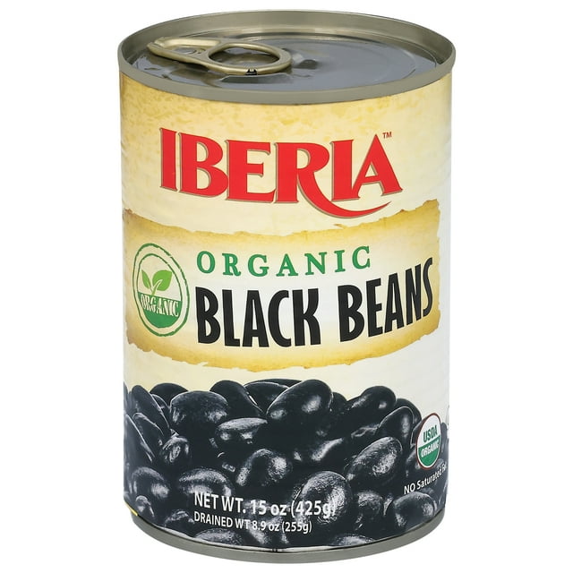 Iberia Organic Black Beans 15 oz - Walmart.com