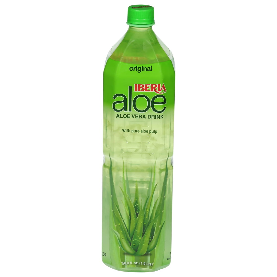 Iberia Original Aloe Vera Drink with Pure Aloe Pulp 50.8 fl oz ...