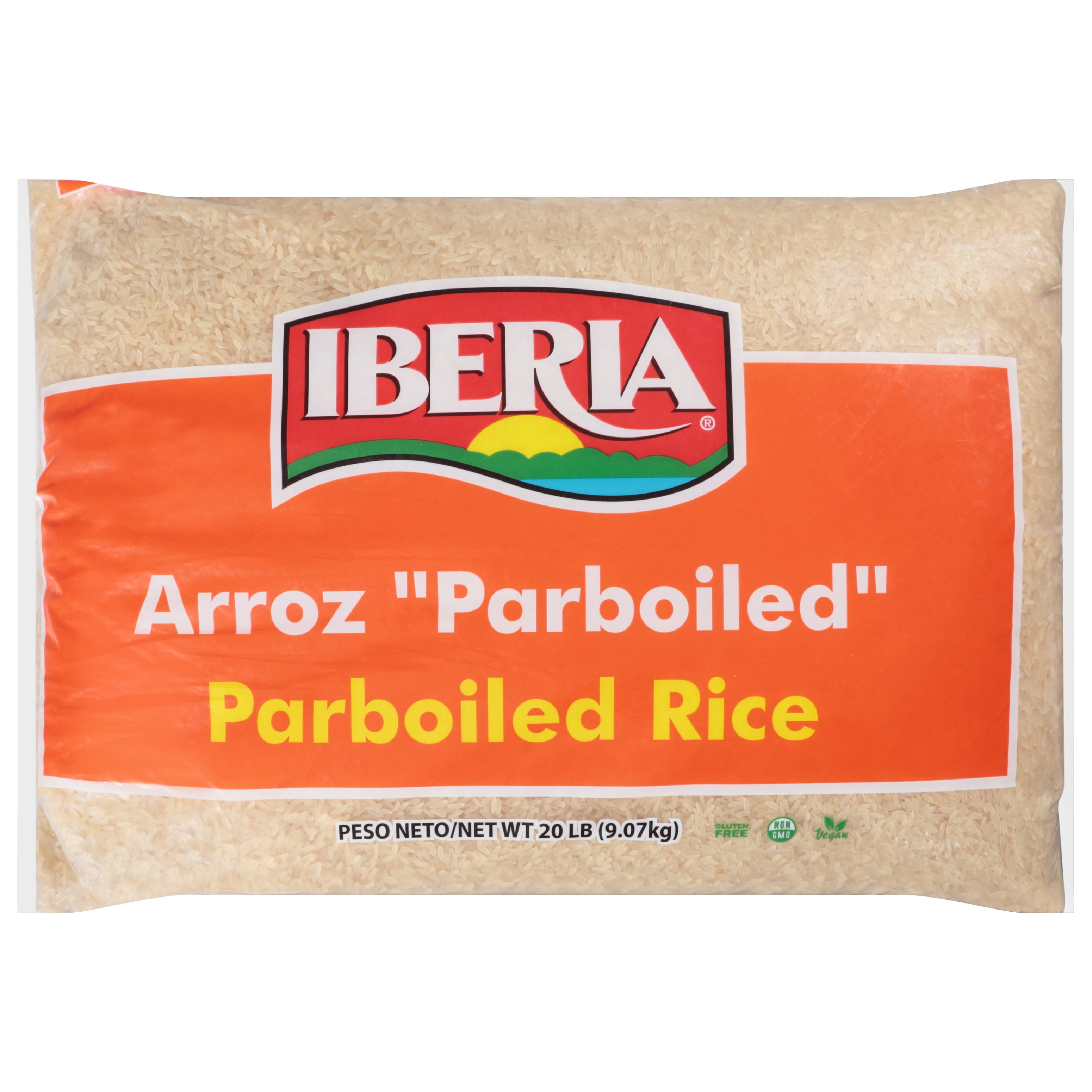 Iberia Low Cholesterol and Low Sodium Parboiled Long Grain Rice, 20 lb ...