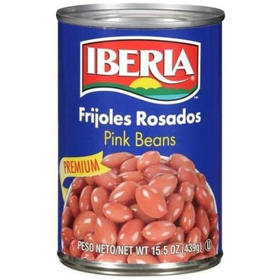 Iberia Pink Beans with Salt 15.5 oz (Pack of 24) - Walmart.com