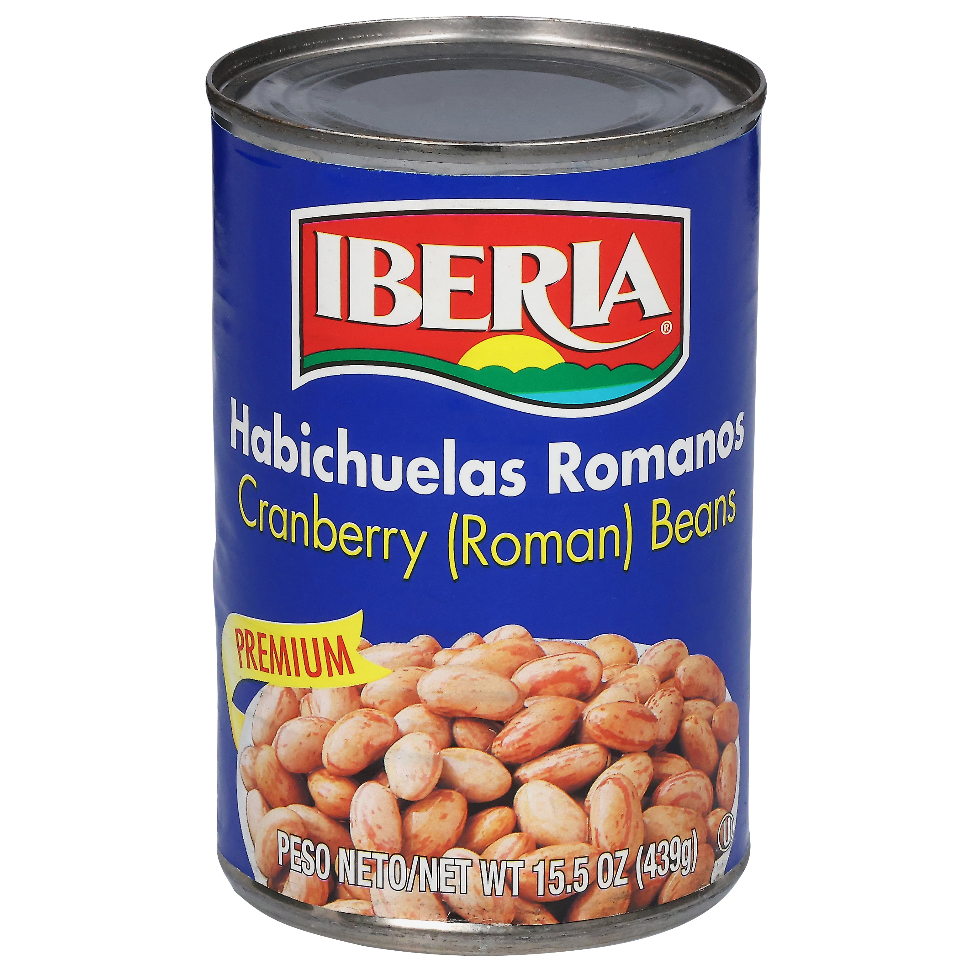 Iberia Premium Cranberry (Roman) Beans 15.5 oz - Walmart.com