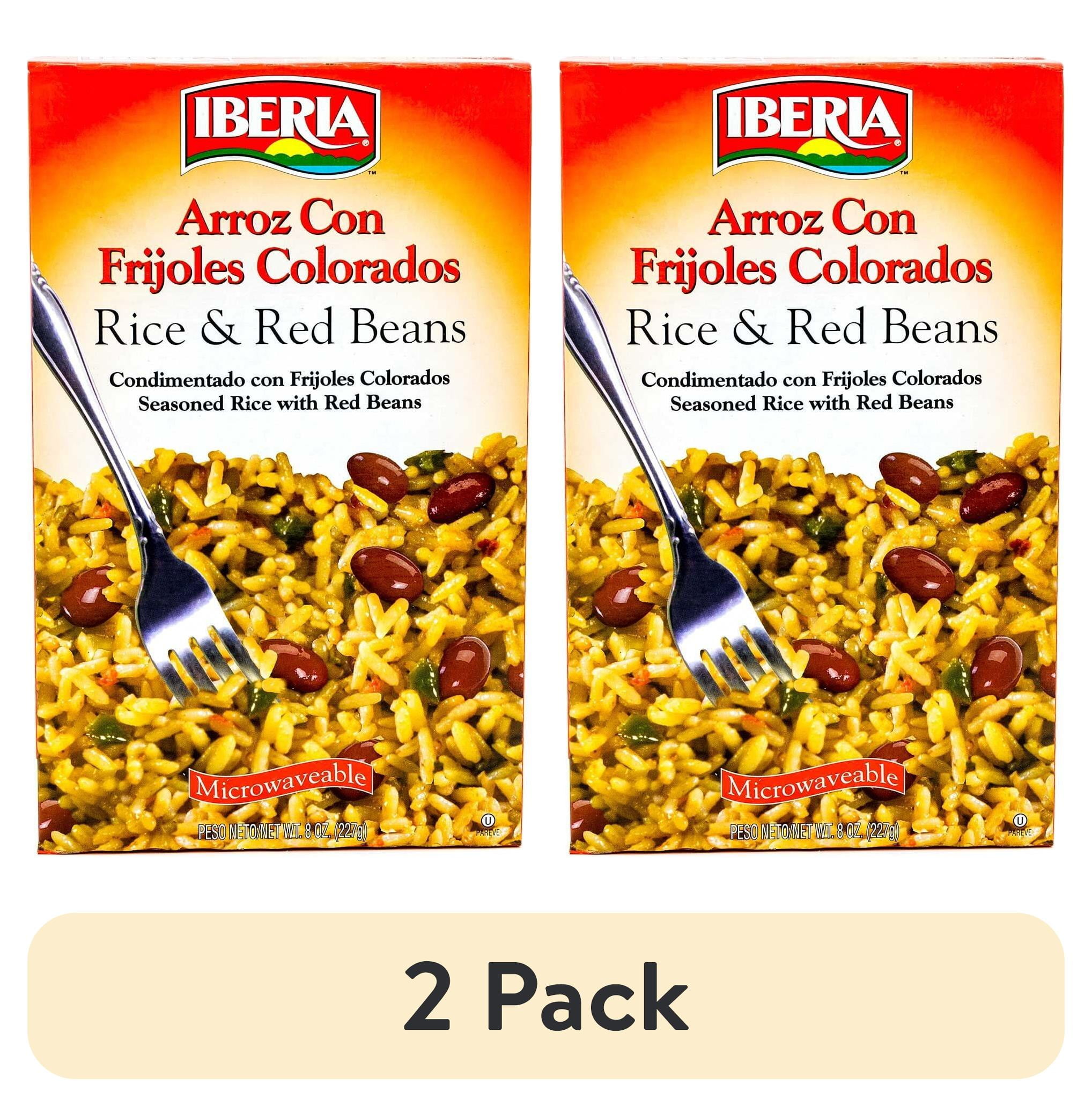 (2 pack) Iberia Rice & Red Beans, Microwaveable, 8 oz - Walmart.com