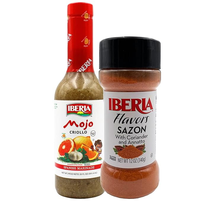 Iberia Sazon with Annatoo & Coriander, 12 oz+ Iberia Mojo Criollo ...