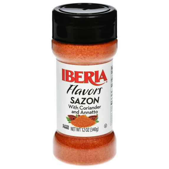 Iberia Sazon with Coriander and Annatto 12 oz, Latin cuisine seasoning ...