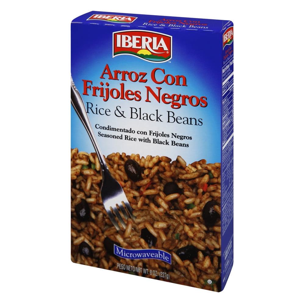 Iberia Rice & Black Beans 8 oz - Walmart.com