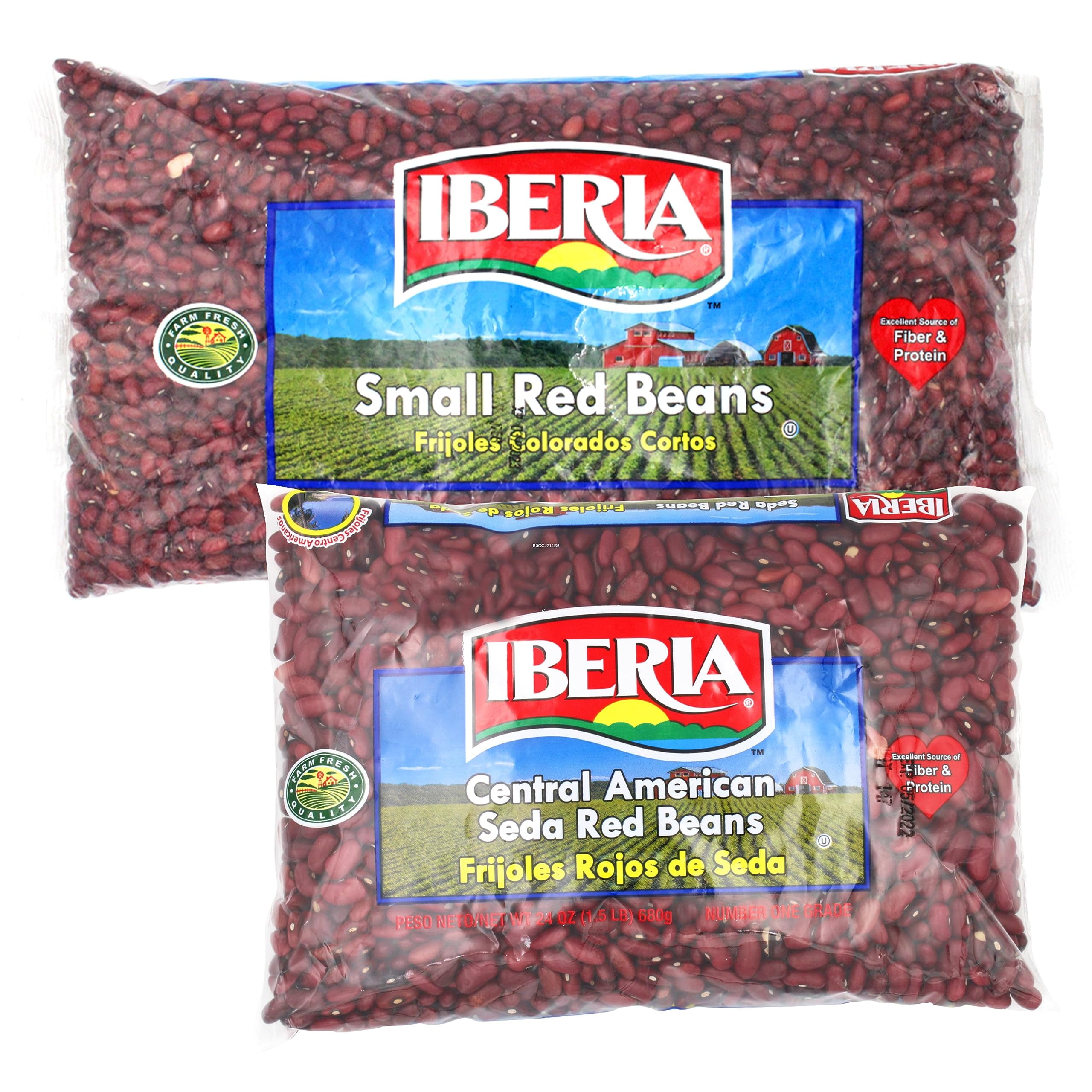 Iberia Small Red Beans, 4 Lb + Iberia Seda Beans 1.5 Lbs. - Walmart.com