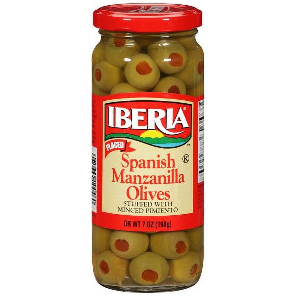 Iberia Spanish Manzanilla Olives, 7 oz - Walmart.com