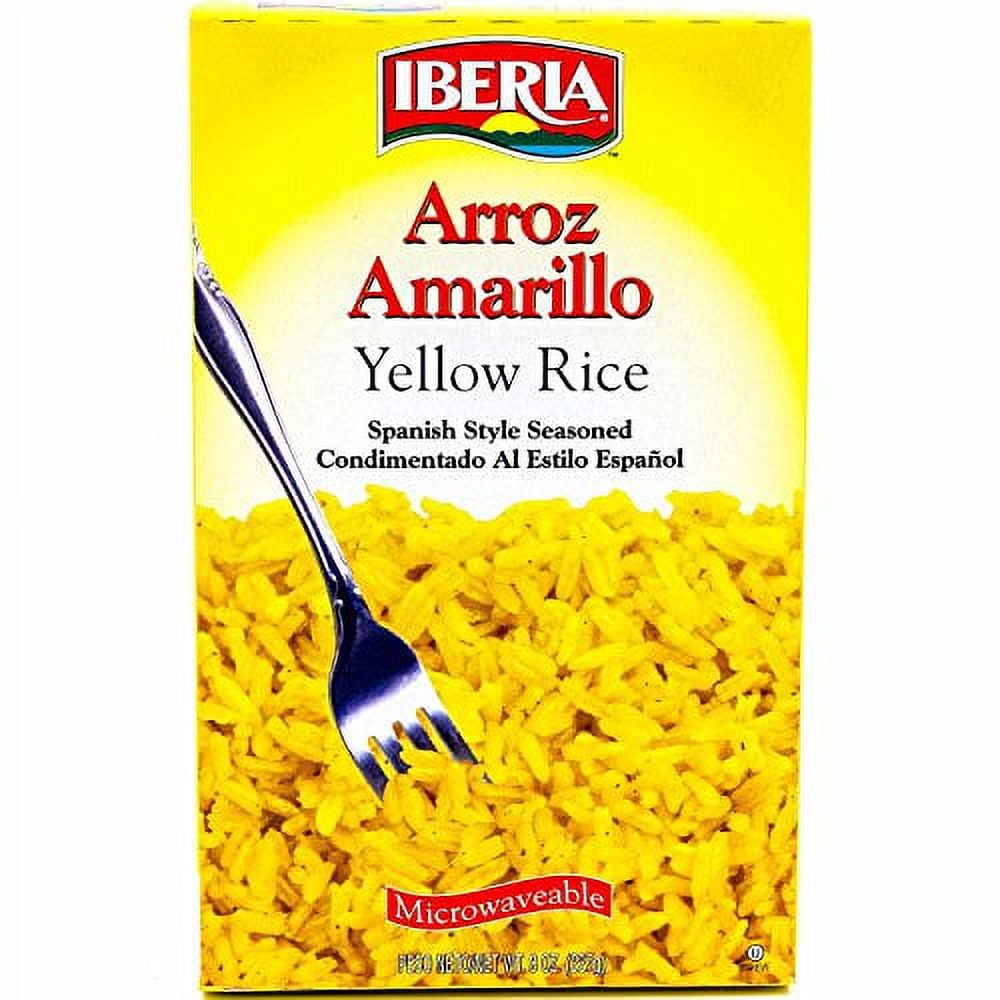 Iberia Spanish Style Seasoned Yellow Rice, 8 Ounce (Pack of 12 ...